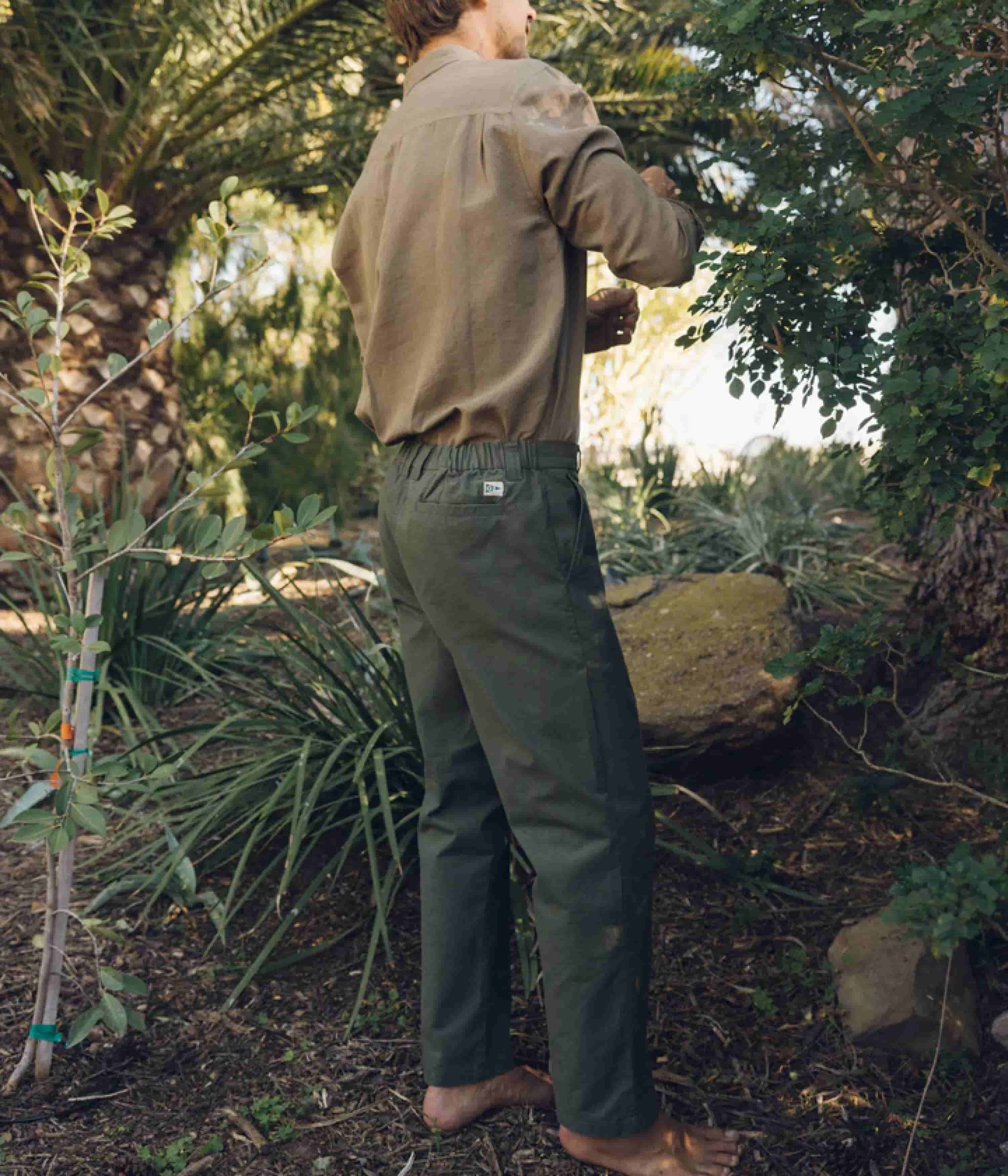 Mollusk Boat Pants - Dark Moss | Flatspot