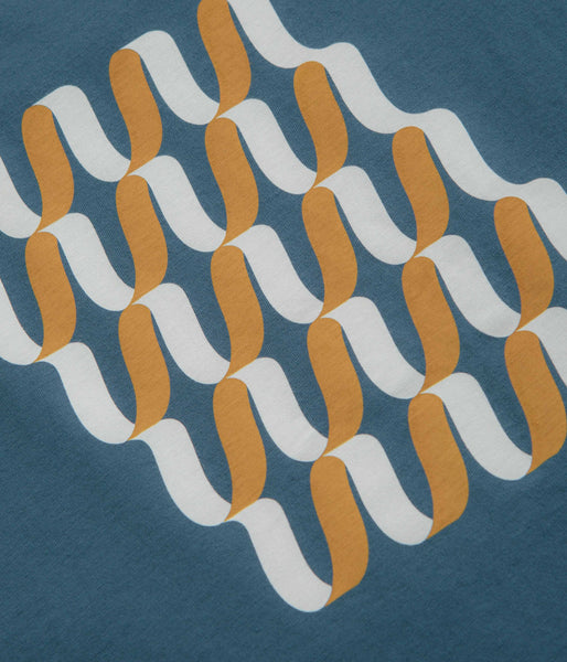 Mollusk String Theory T-Shirt - Navy Indigo | Flatspot
