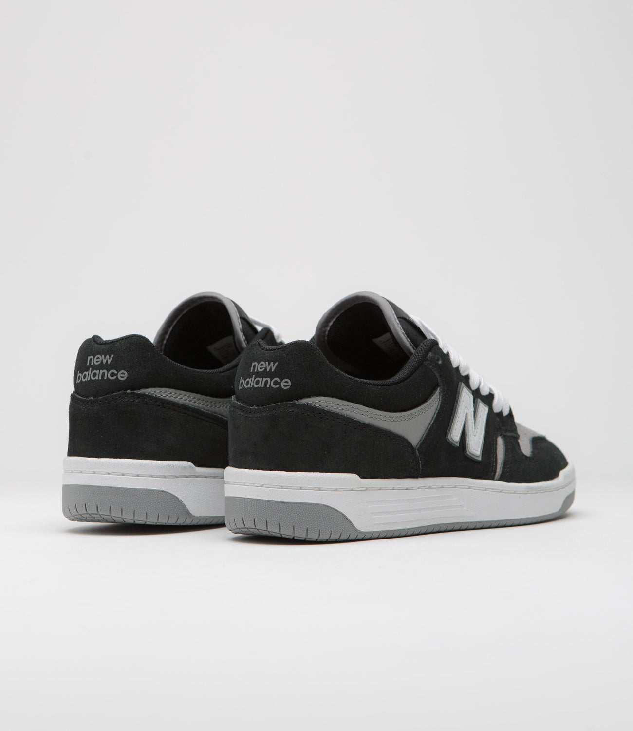 New Balance Numeric 480 Shoes - Black / White | Flatspot