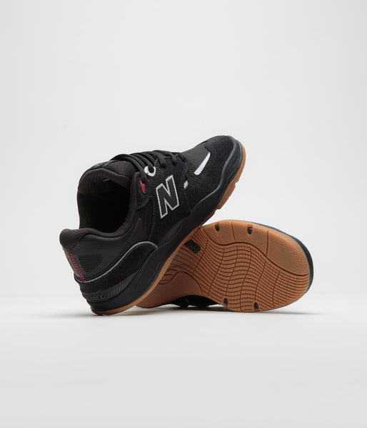 New Balance Numeric 1010 Tiago Lemos Shoes - Black / Black / Gum | flatspot