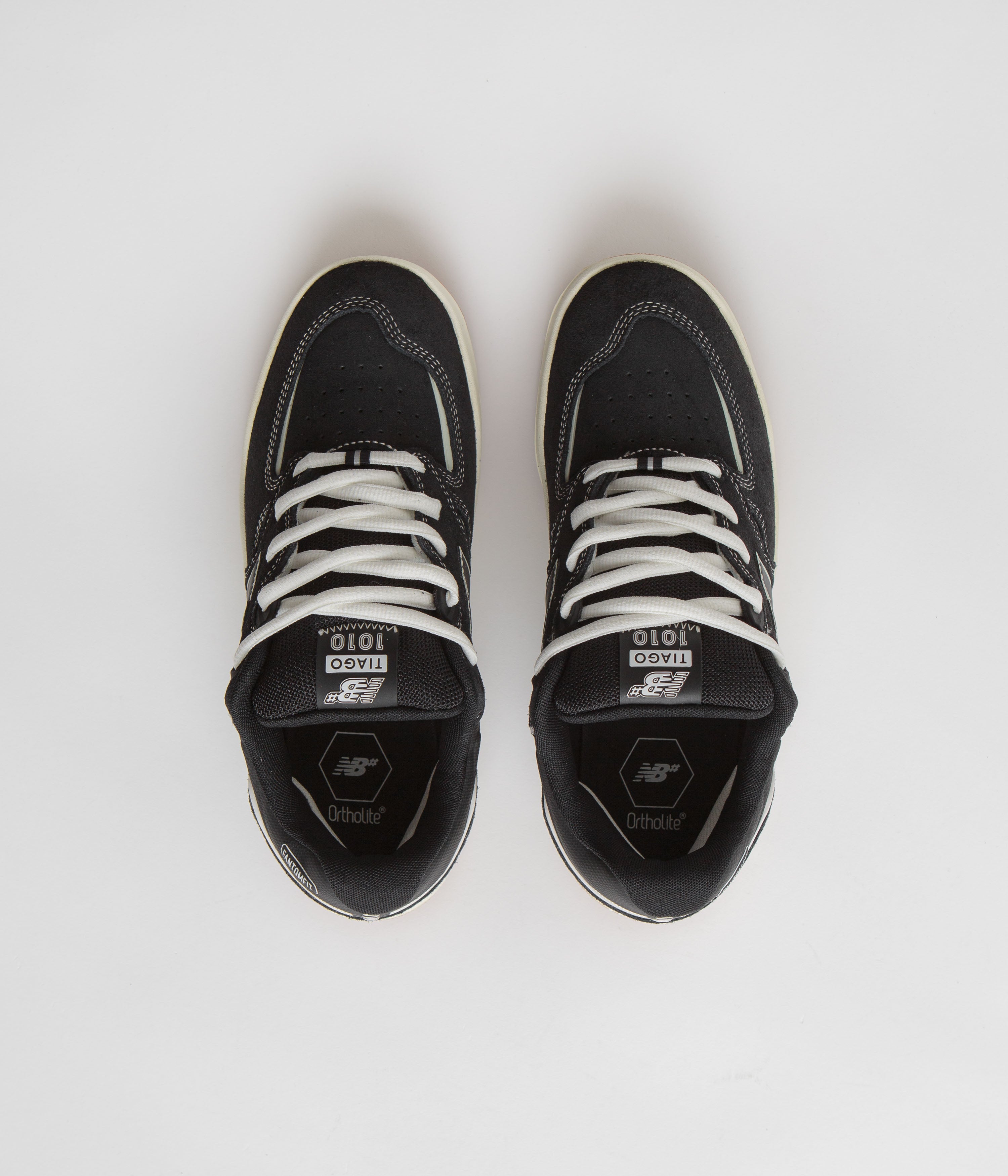 New Balance Numeric 1010 Tiago Lemos Shoes - Black / White / Gum | Flatspot