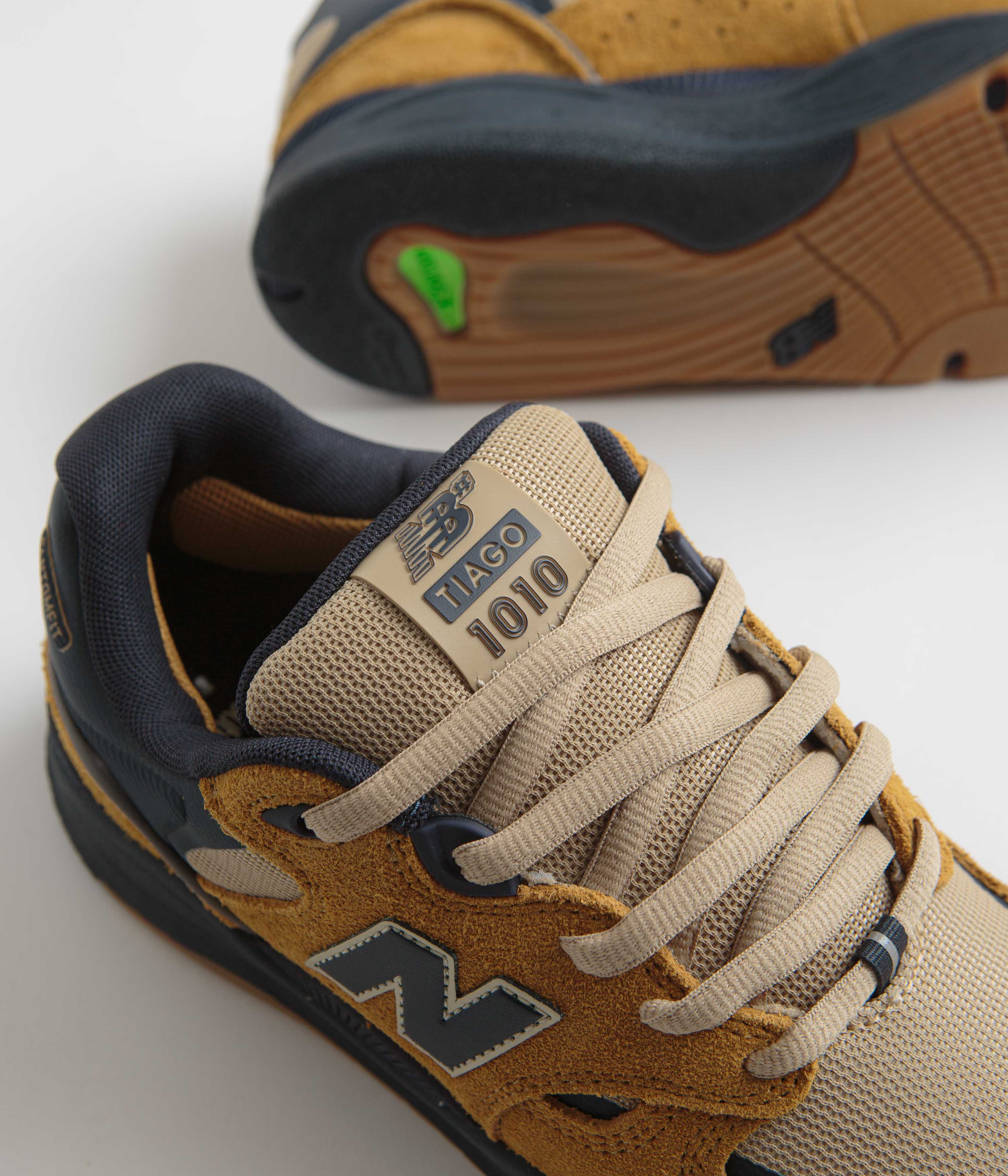 New Balance Numeric 1010 Tiago Lemos Shoes - Wheat / Navy | Flatspot