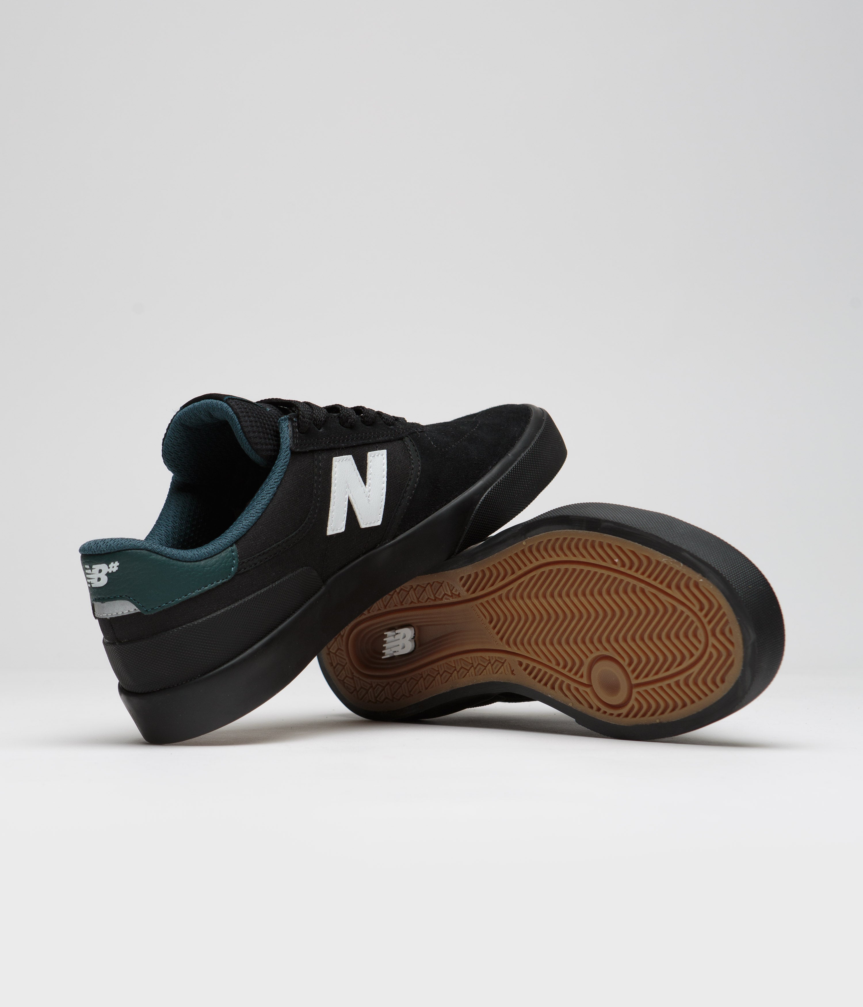 New Balance Numeric 272 Shoes - Black / Black / White | Flatspot