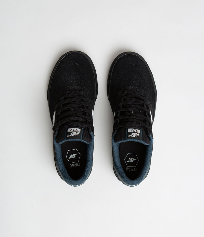 New Balance Numeric 272 Shoes - Black / Black / White | flatspot
