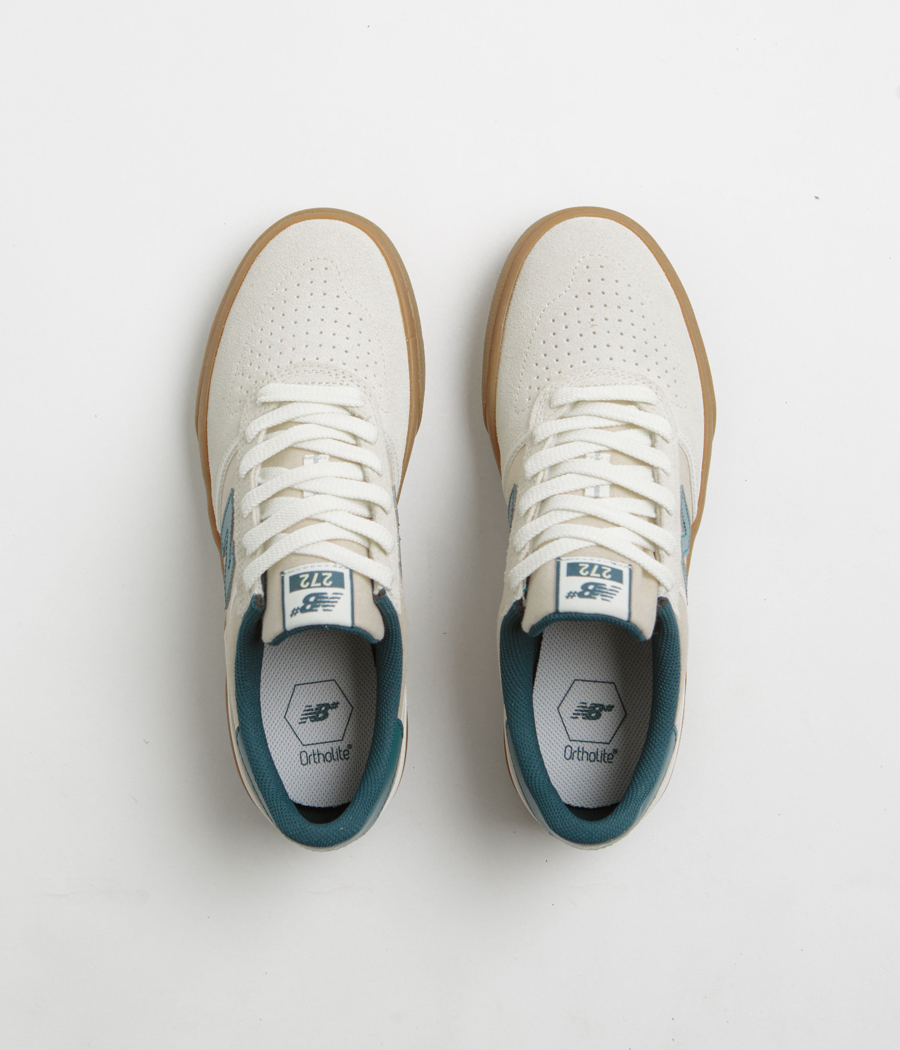 New Balance Numeric 272 Shoes - Sea Salt / Teal | Flatspot