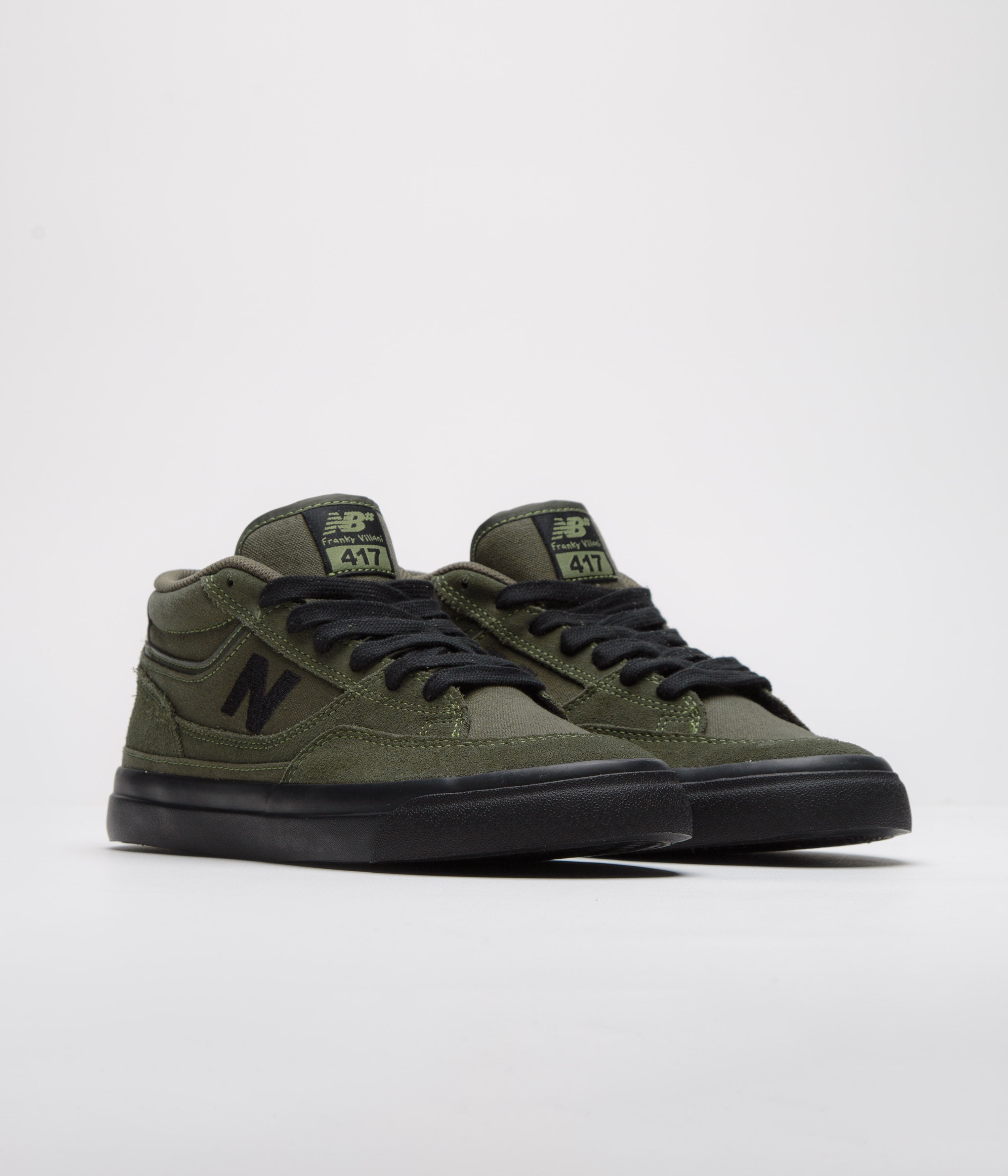 New Balance Numeric 417 Franky Villani Shoes - Dark Moss | Flatspot