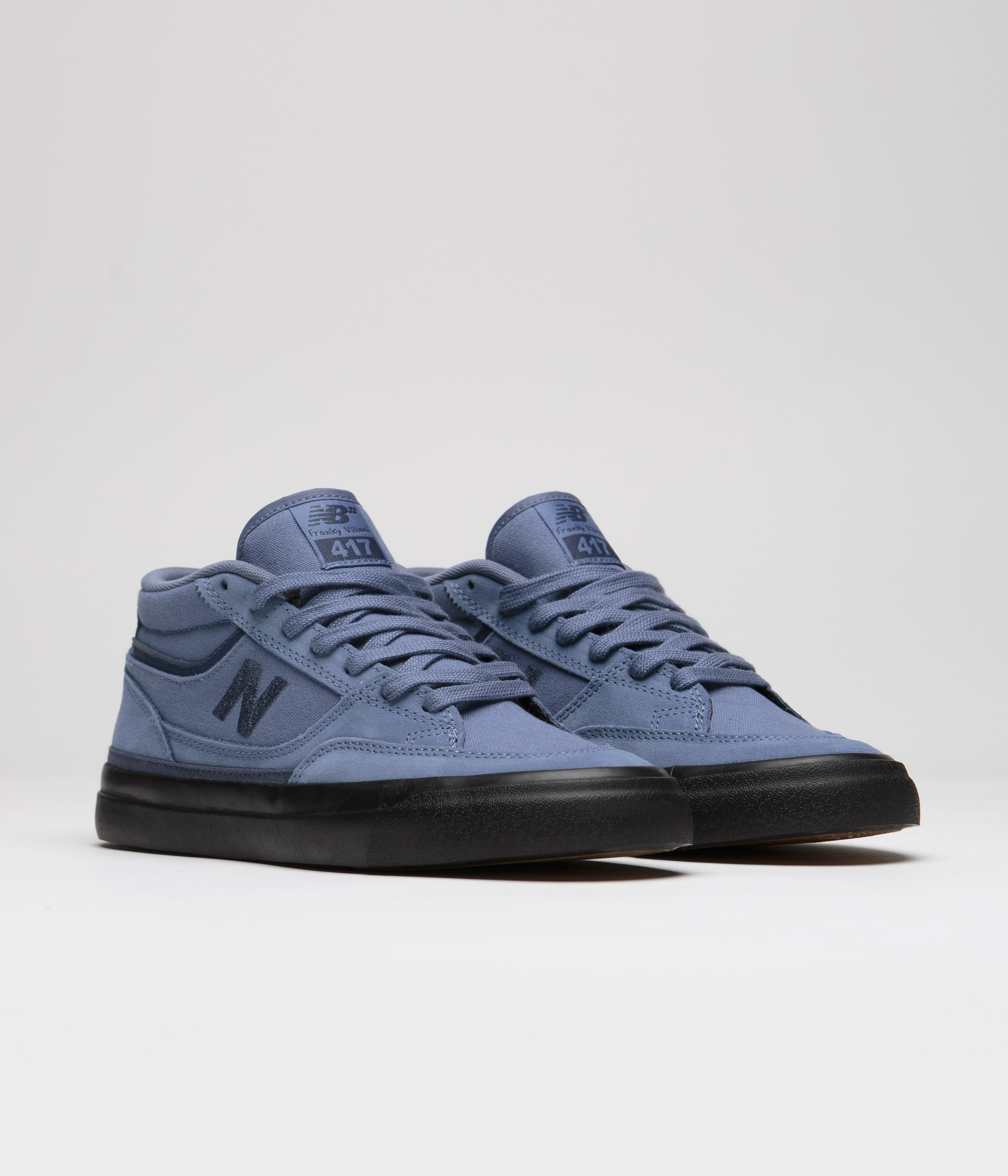 New Balance Numeric 417 Franky Villani Shoes - Steel Blue / Black ...