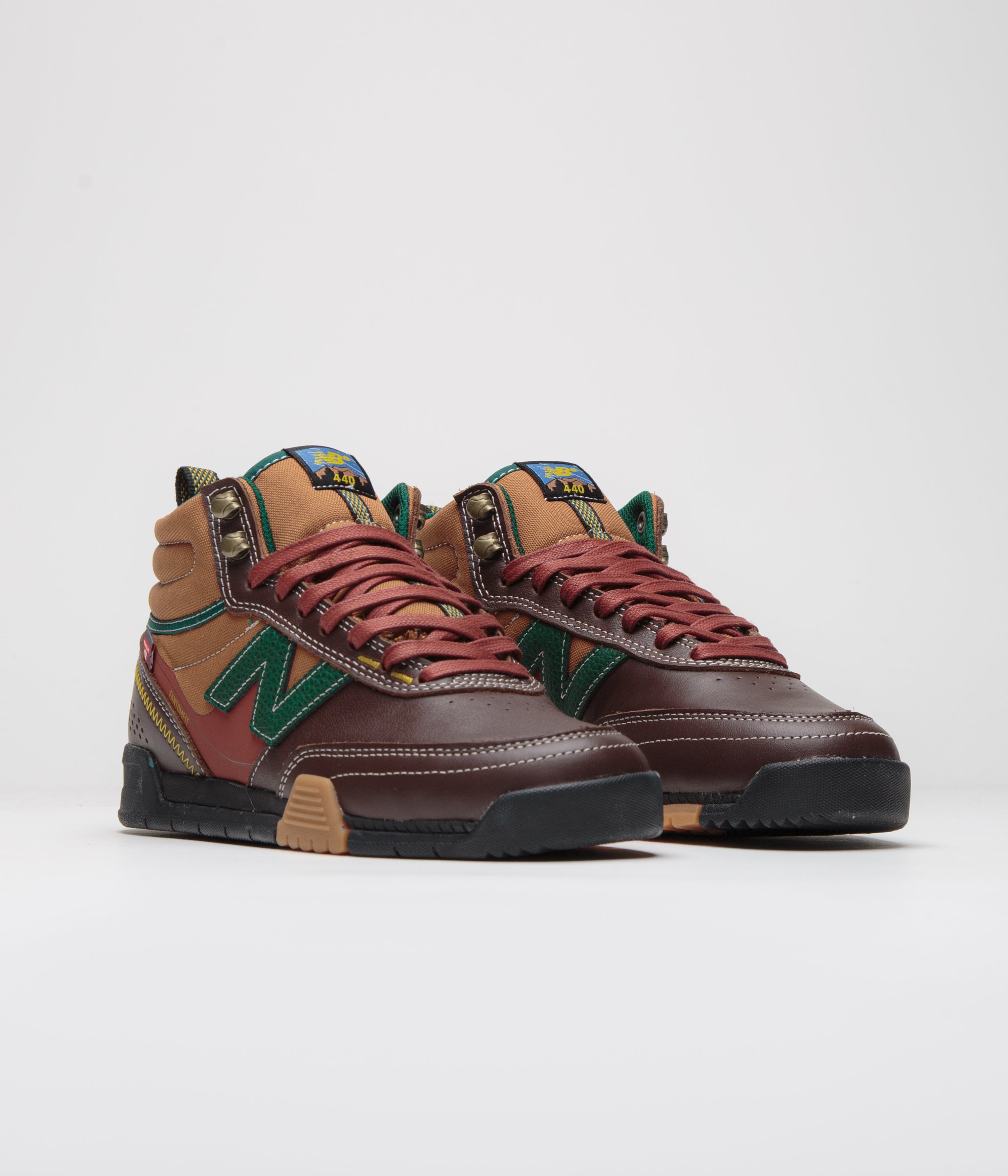 New Balance Numeric 440 Trail Mid Shoes - Brown / Black | Flatspot