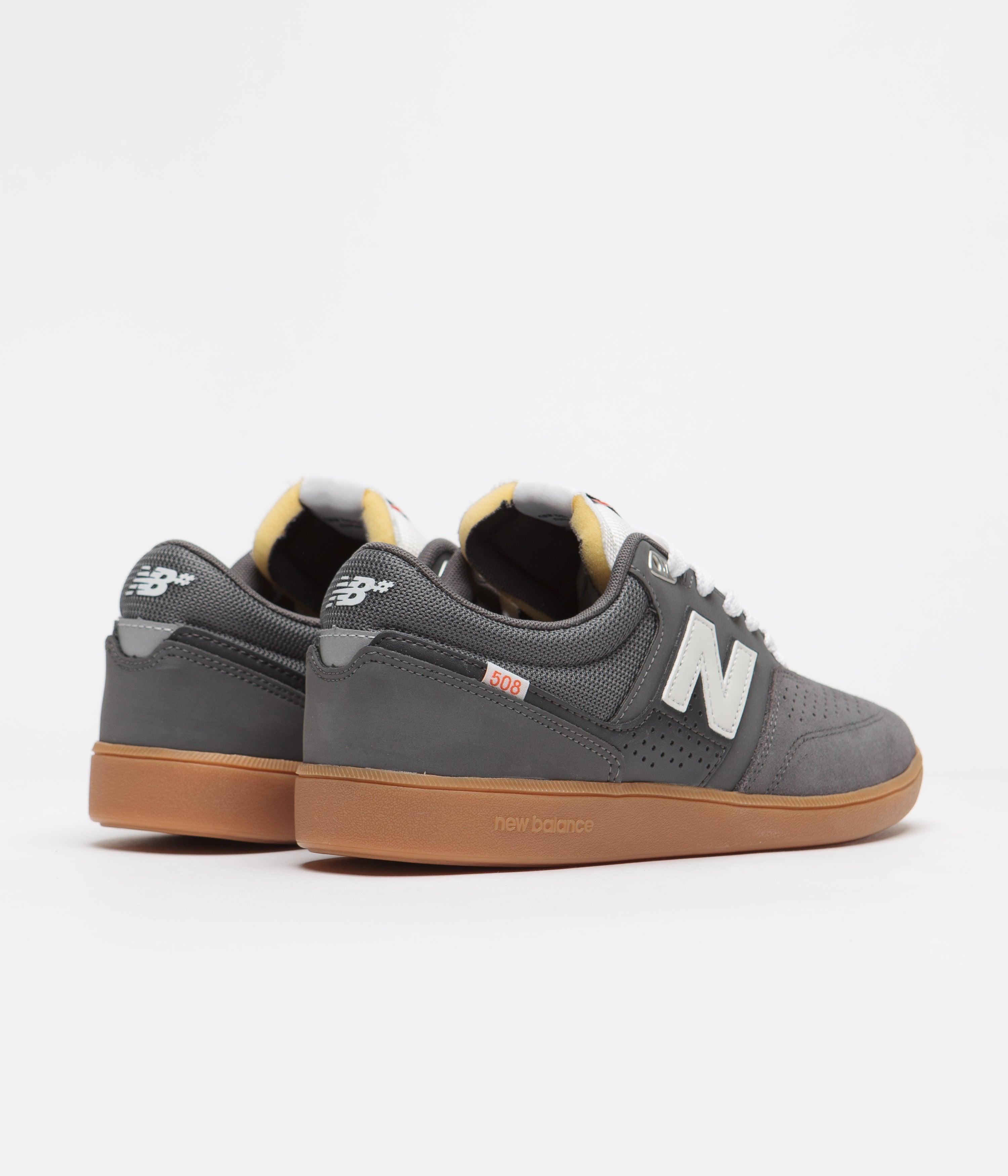 New Balance Numeric 508 Brandon Westgate Shoes - Grey / White | Flatspot