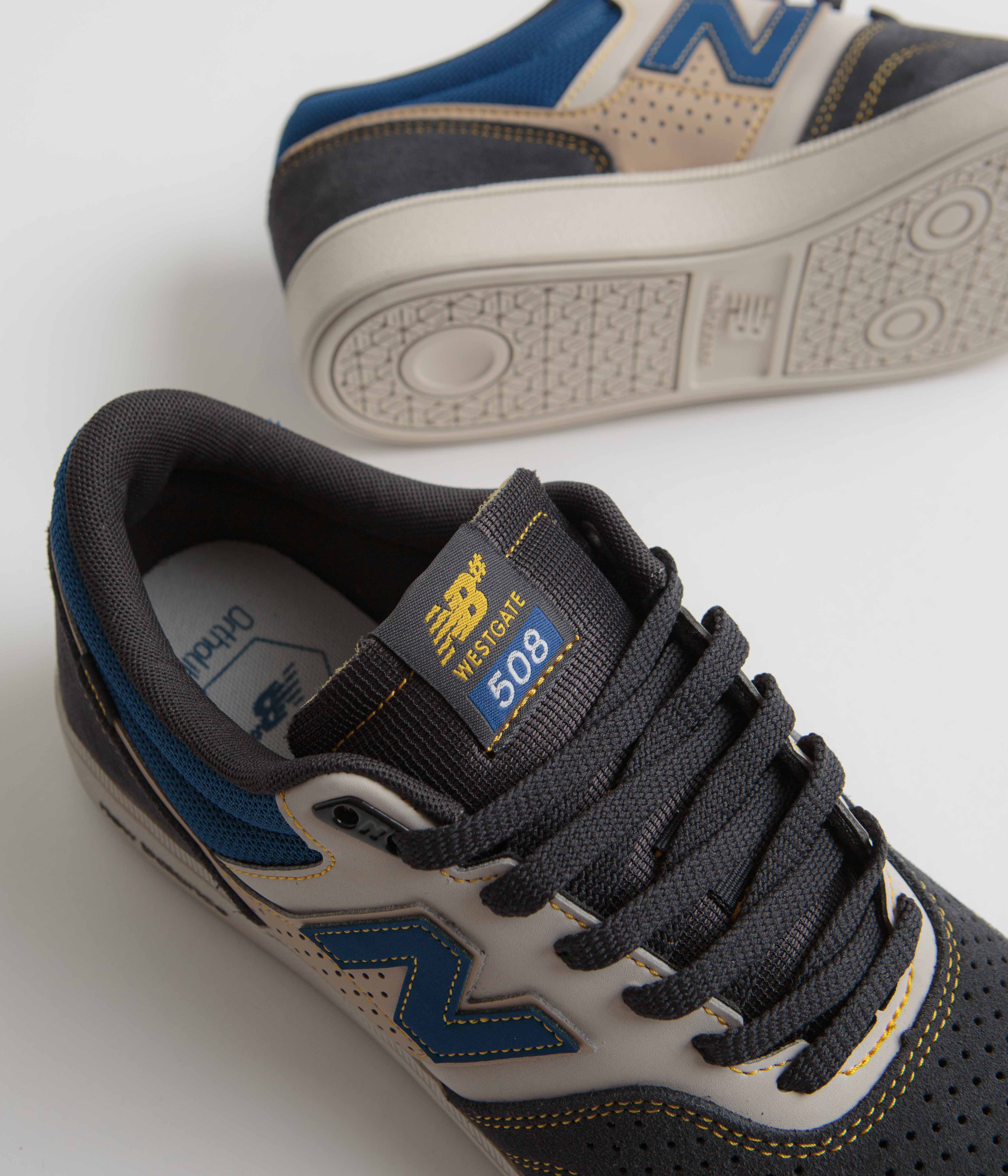 New Balance Numeric 508 Brandon Westgate Shoes - Navy / Tan | Flatspot