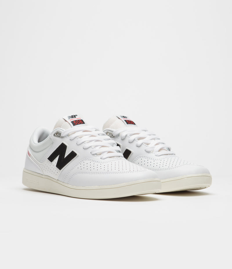 New Balance Numeric 508 Brandon Westgate Shoes - White / Black | Flatspot