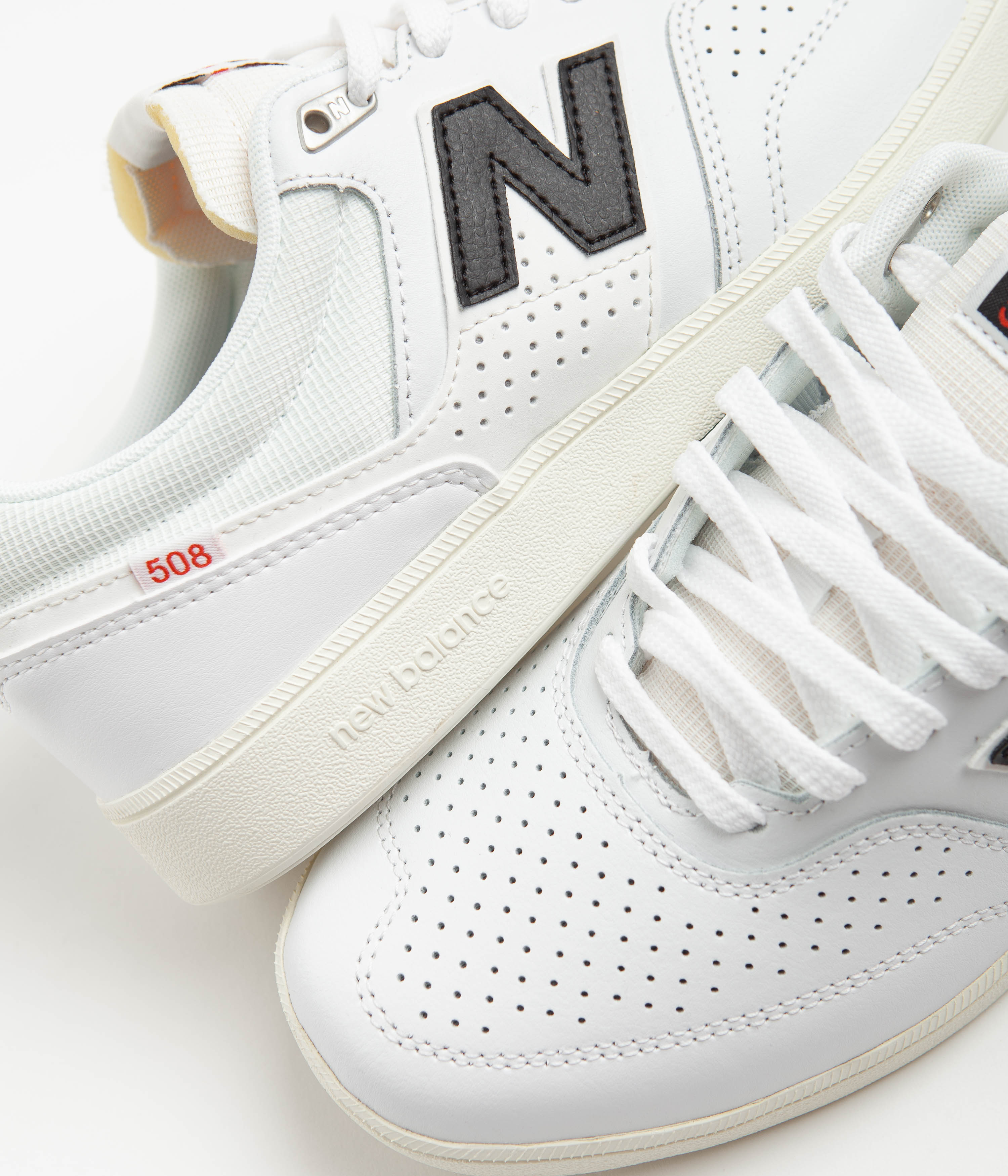 New Balance Numeric 508 Brandon Westgate Shoes - White / Black | Flatspot