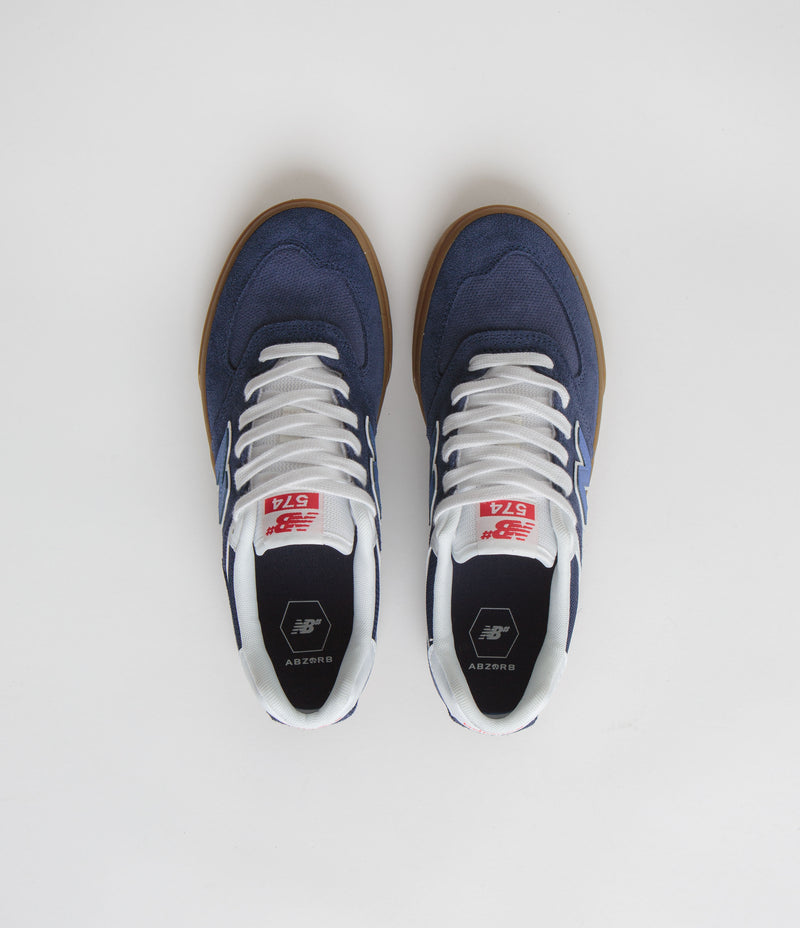 New Balance Numeric 574 Shoes - NB Navy | Flatspot