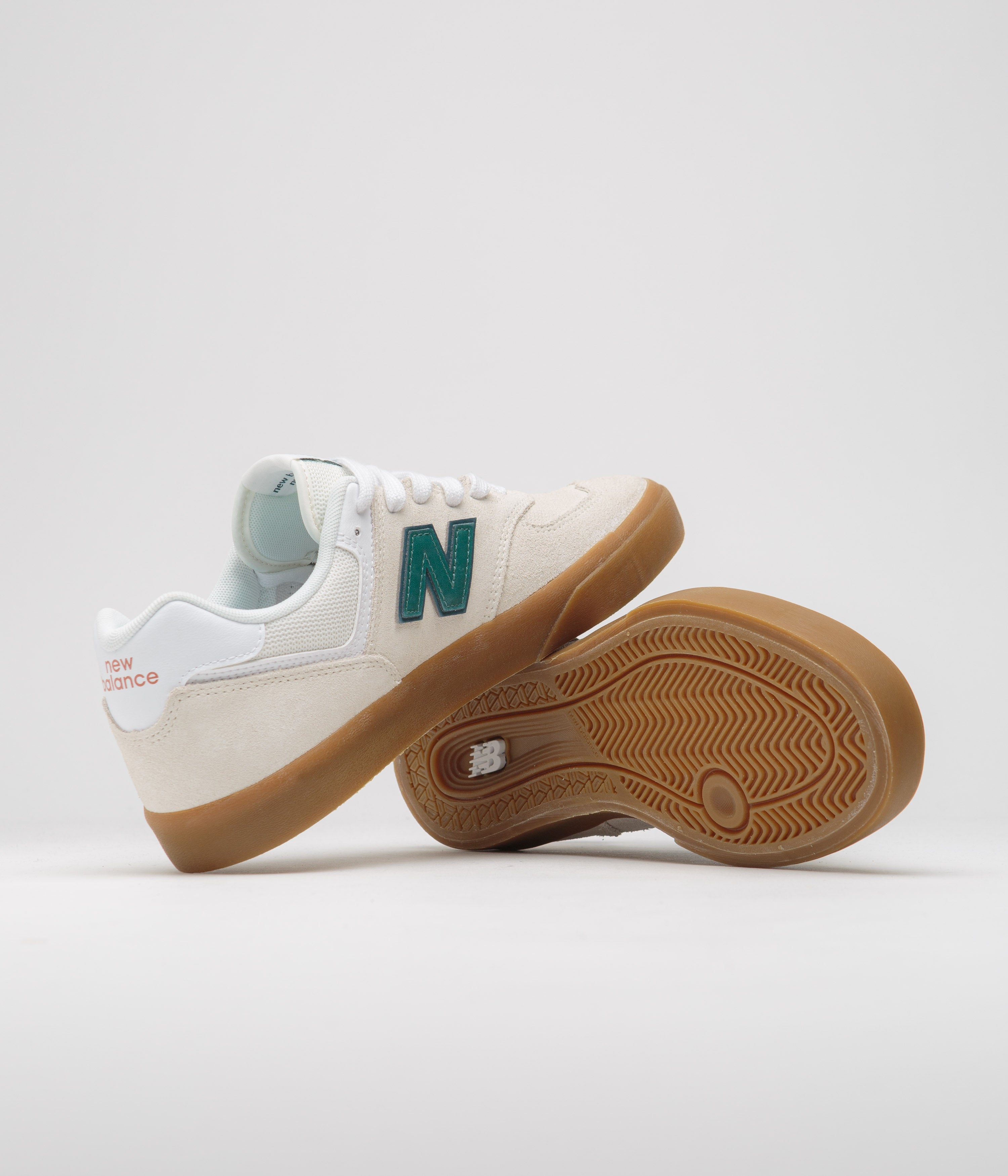 New Balance Numeric 574 Shoes - Sea Salt / Vintage Teal | Flatspot