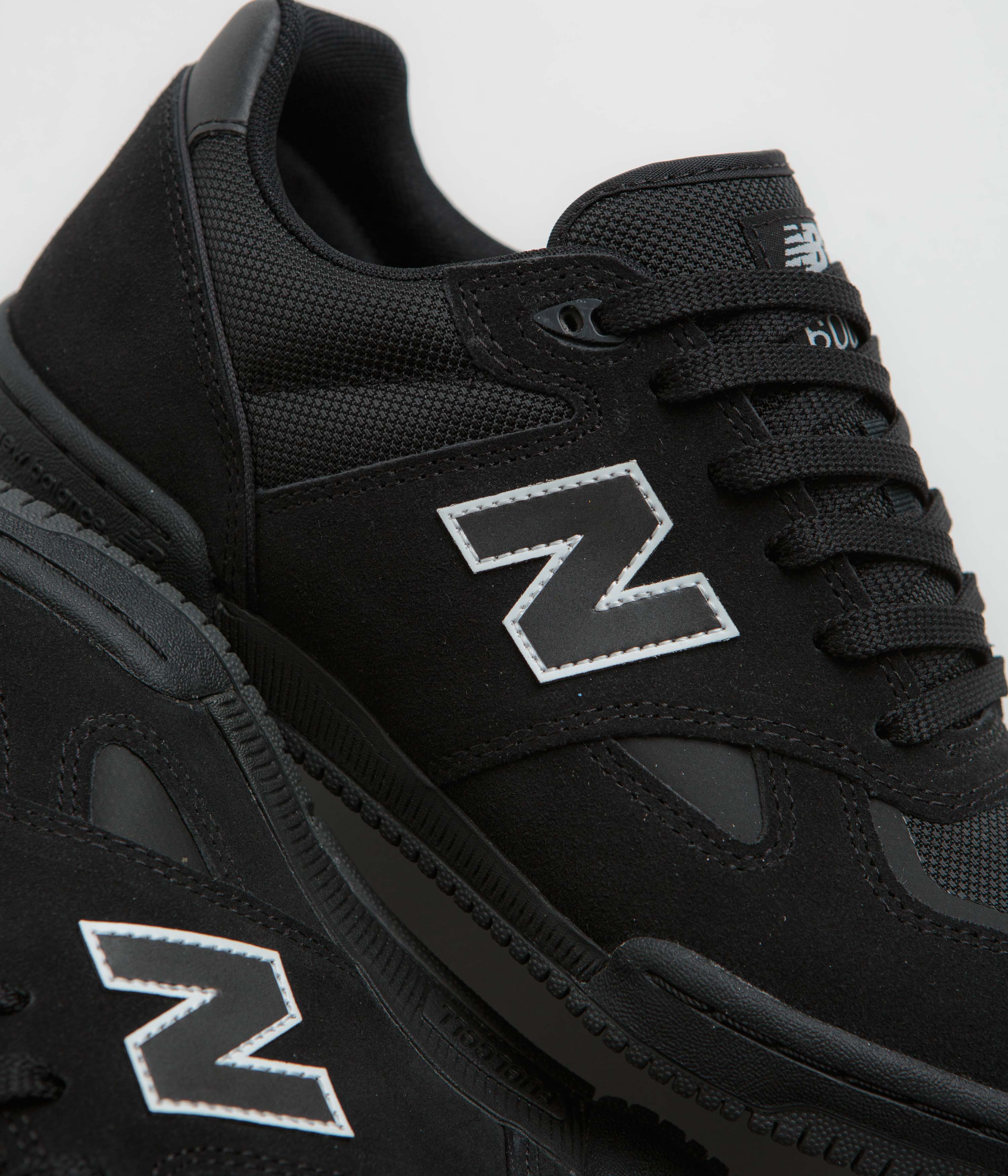 New Balance Numeric 600 Tom Knox Shoes - Black / Black | Flatspot