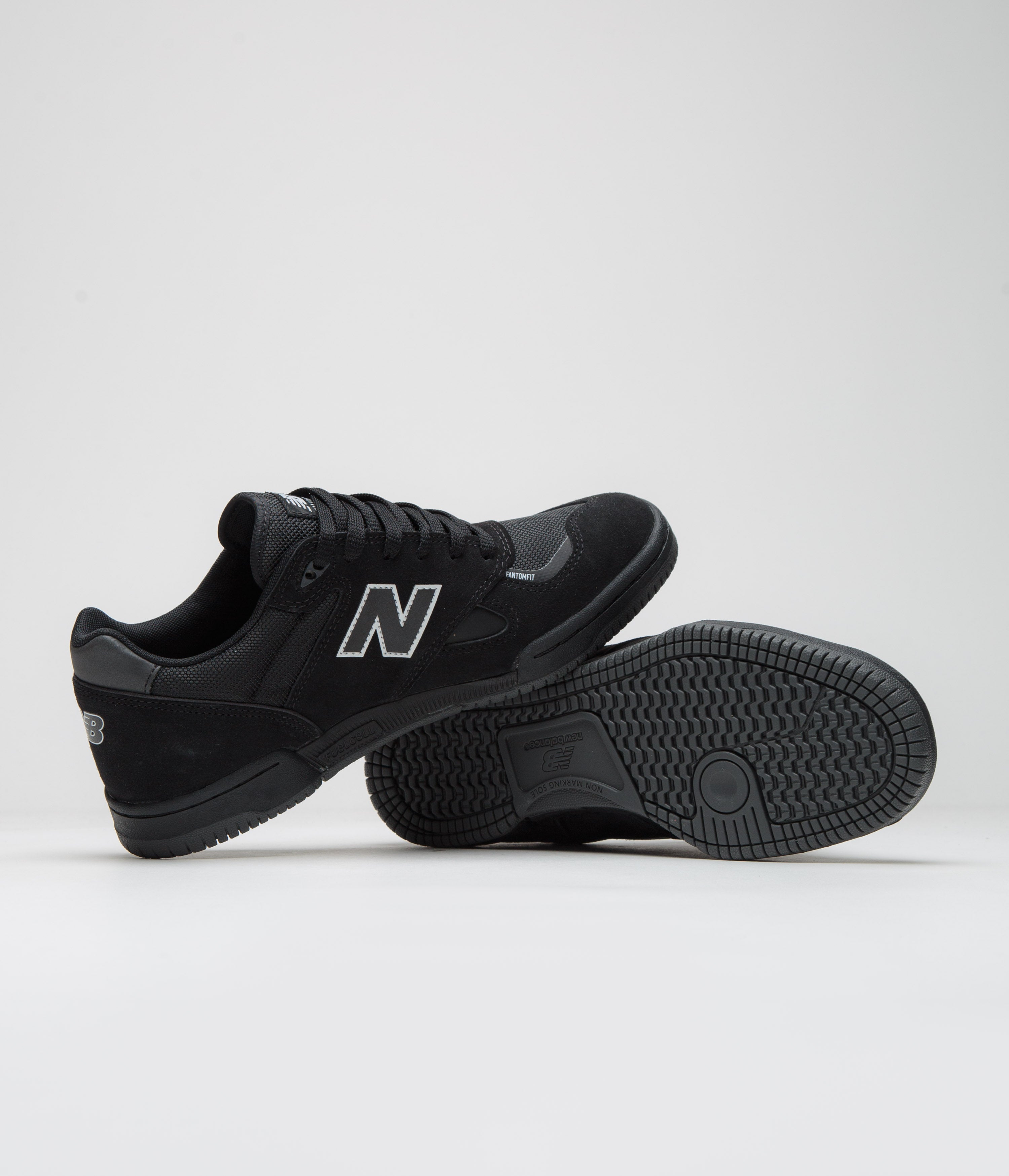 New Balance Numeric 600 Tom Knox Shoes - Black / Black | Flatspot
