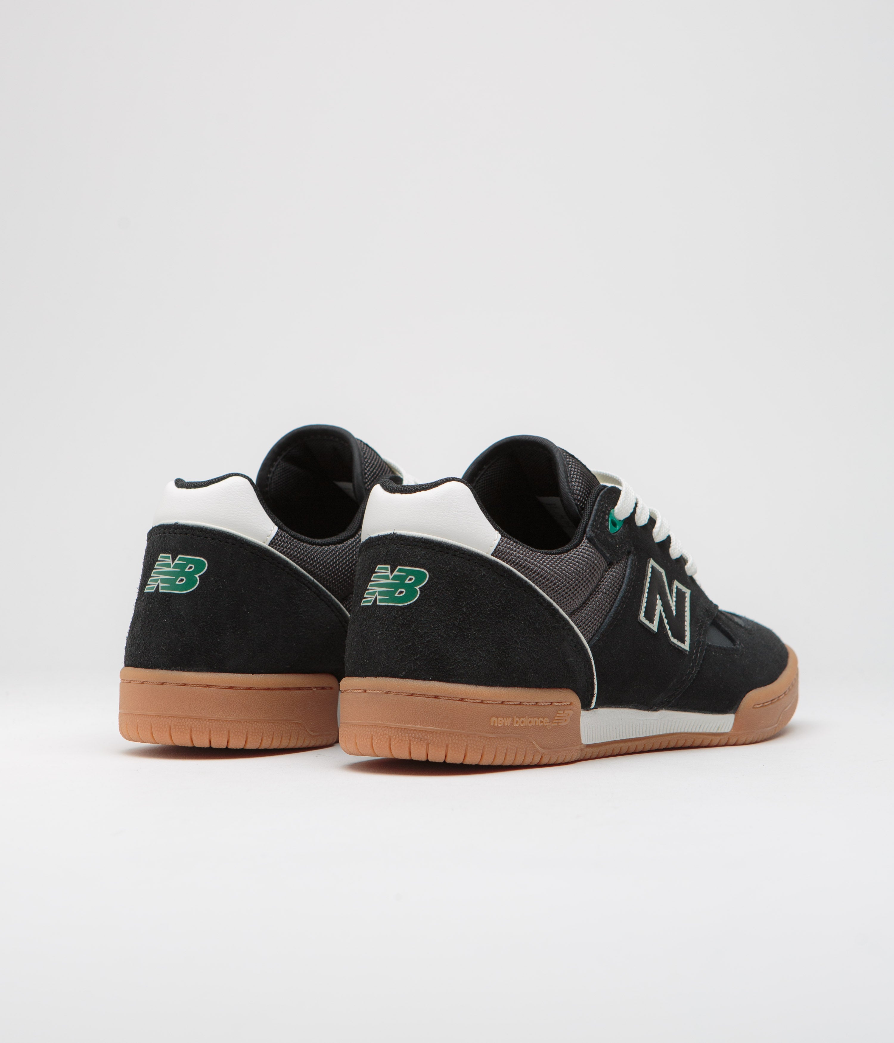 New Balance Numeric 600 Tom Knox Shoes - Black / Gum | Flatspot