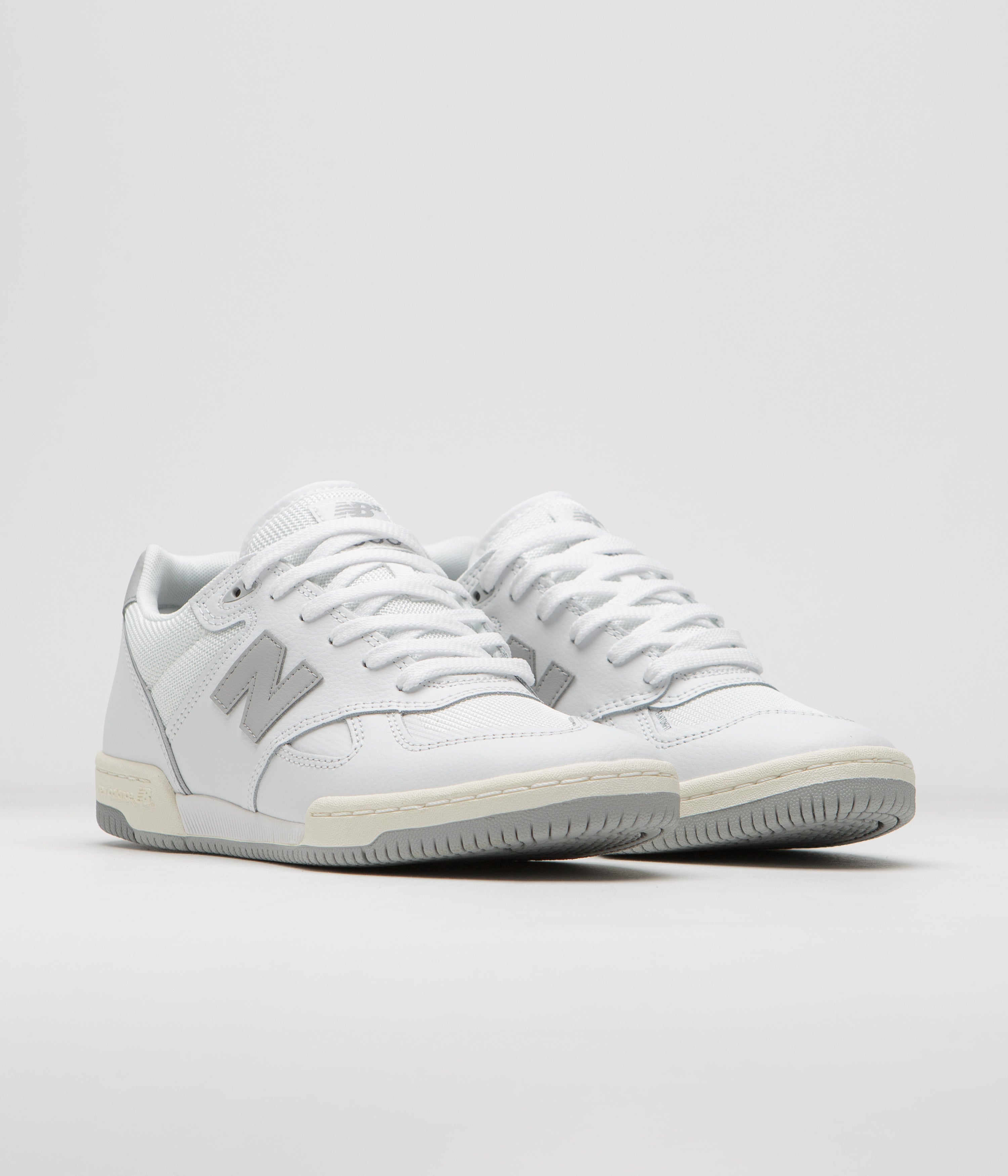 New Balance Numeric 600 Tom Knox Shoes - White / Grey | Flatspot