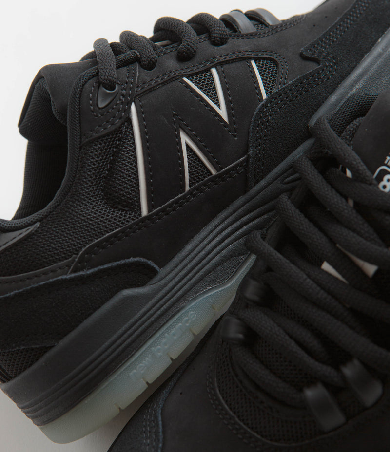 New Balance Numeric 808 Tiago Lemos Shoes - Black / Black | Flatspot