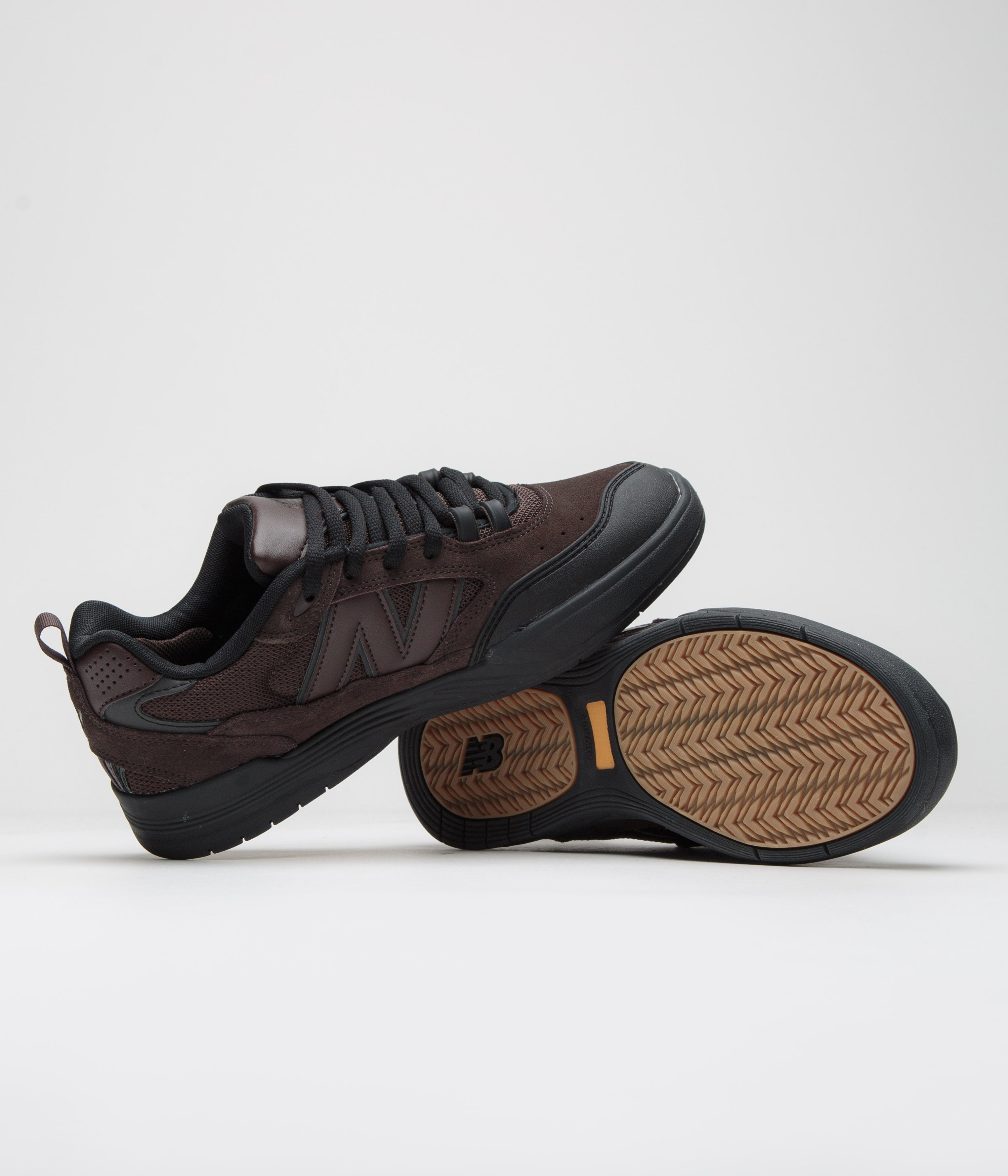 New Balance Numeric 808 Tiago Lemos Shoes - Brown / Black | Flatspot