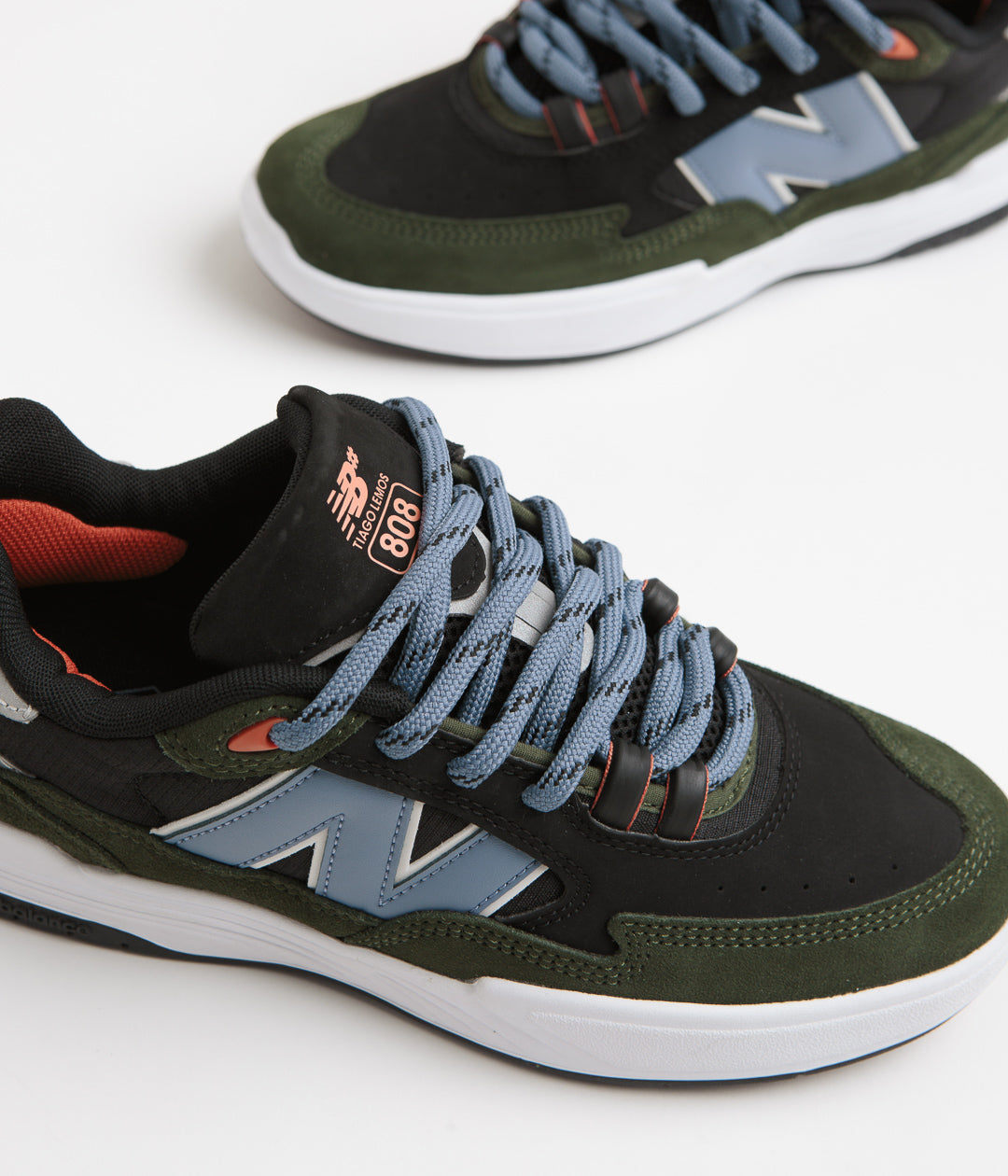 New Balance Numeric 808 Tiago Lemos Shoes - Forest / Black | Flatspot