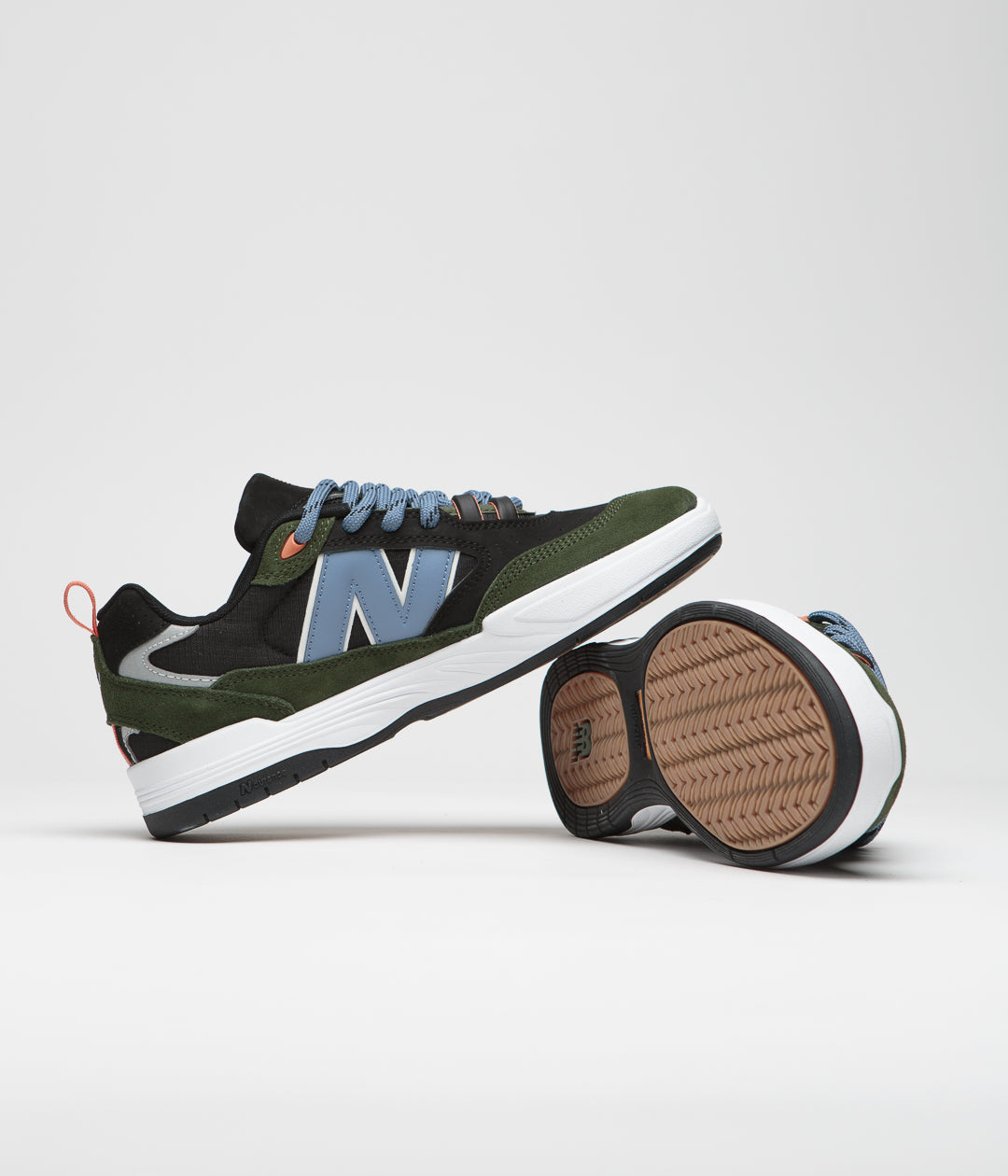 New Balance Numeric 808 Tiago Lemos Shoes - Forest / Black | flatspot