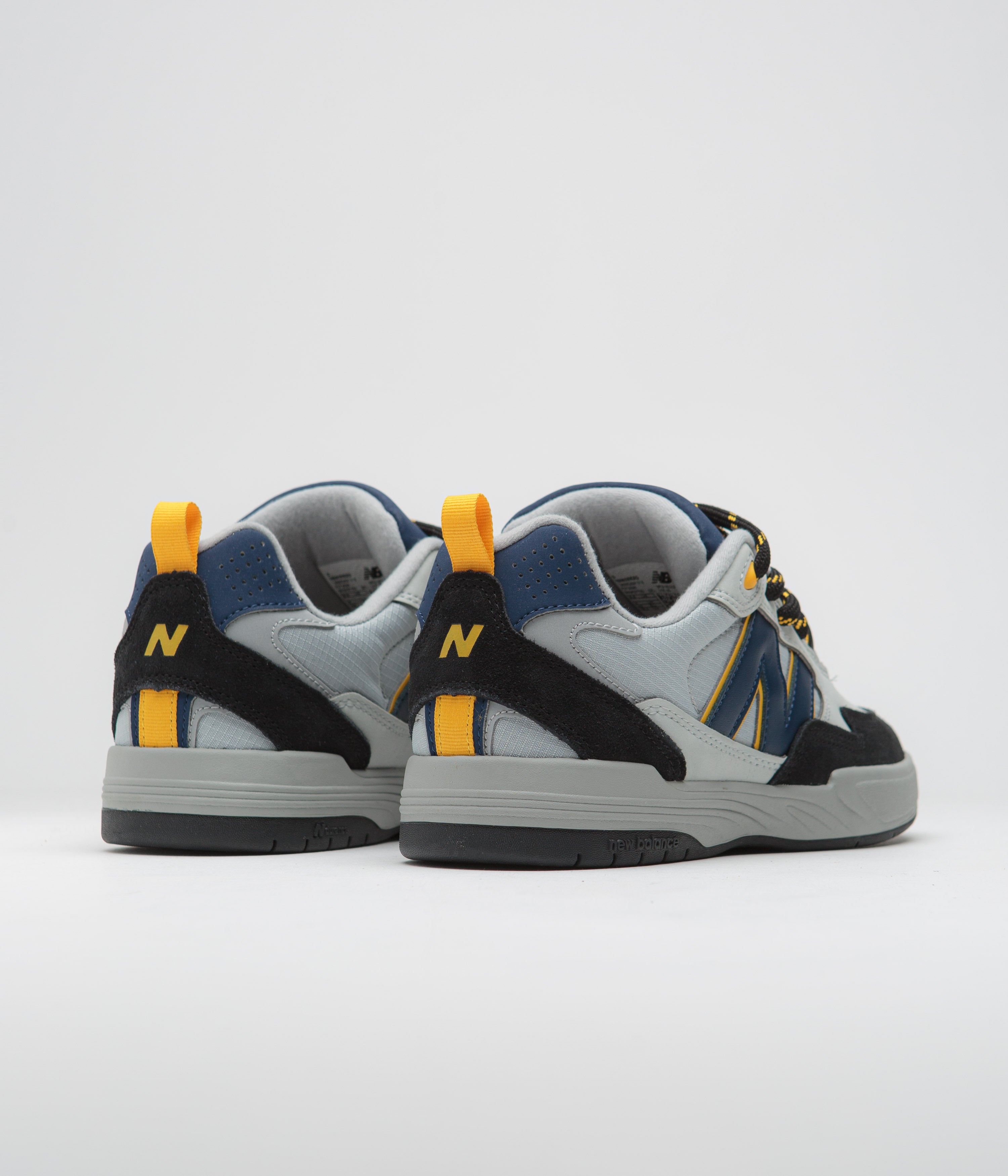 New Balance Numeric 808 Tiago Lemos Shoes - Grey / Black | Flatspot