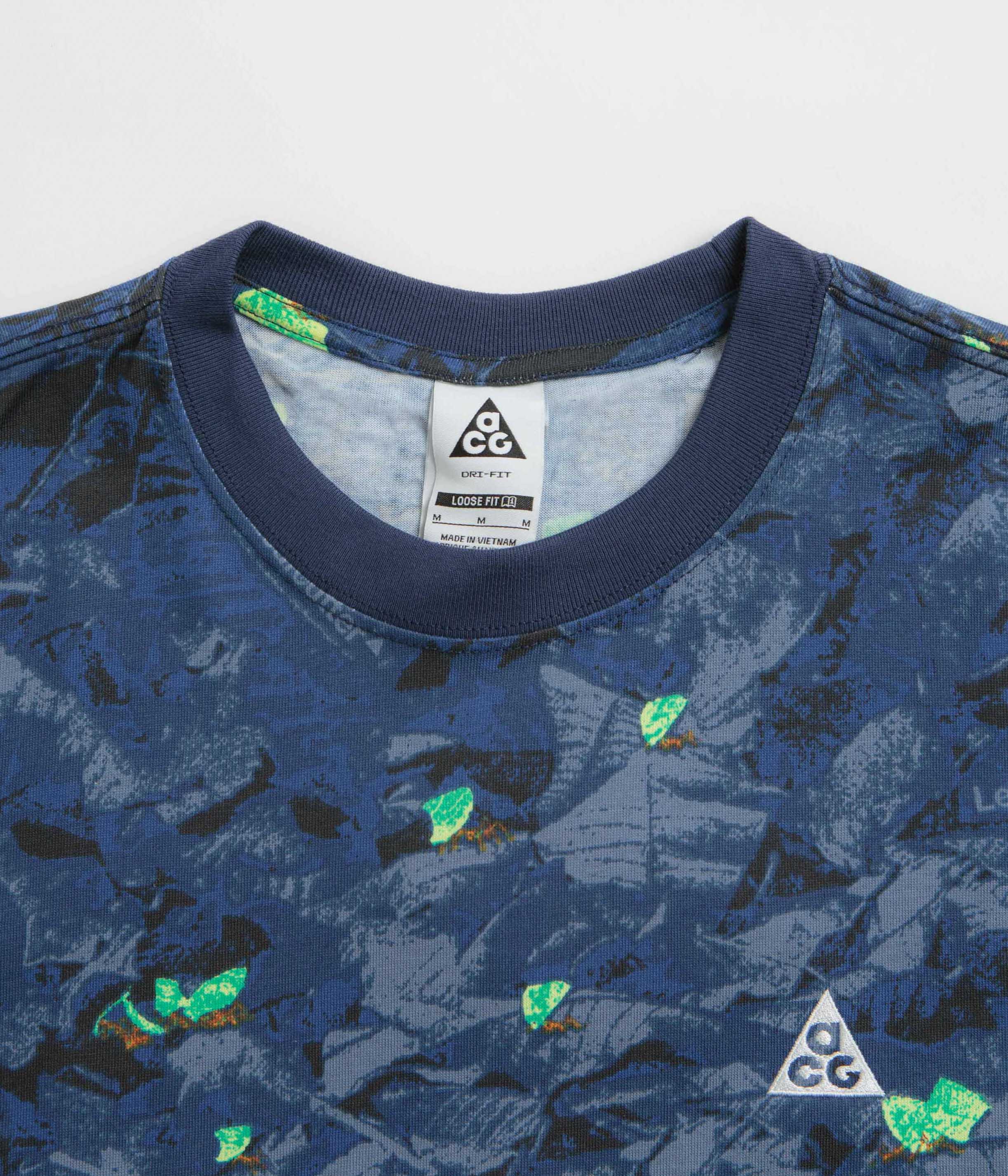 Nike ACG Leafcutter T-Shirt - Midnight Navy | Flatspot
