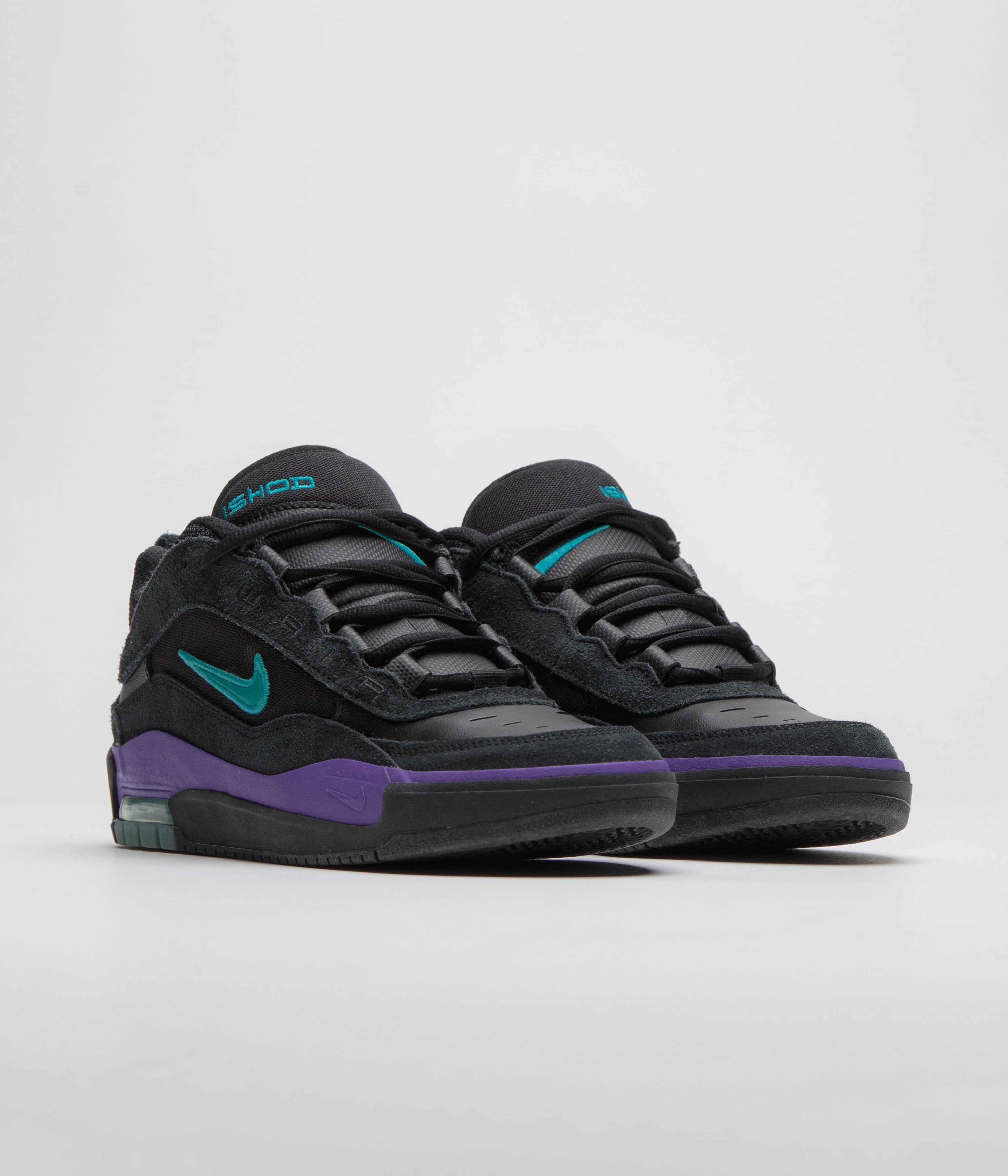 Nike SB Air Max Ishod Shoes - Black / Dusty Cactus - Black - Persian V ...