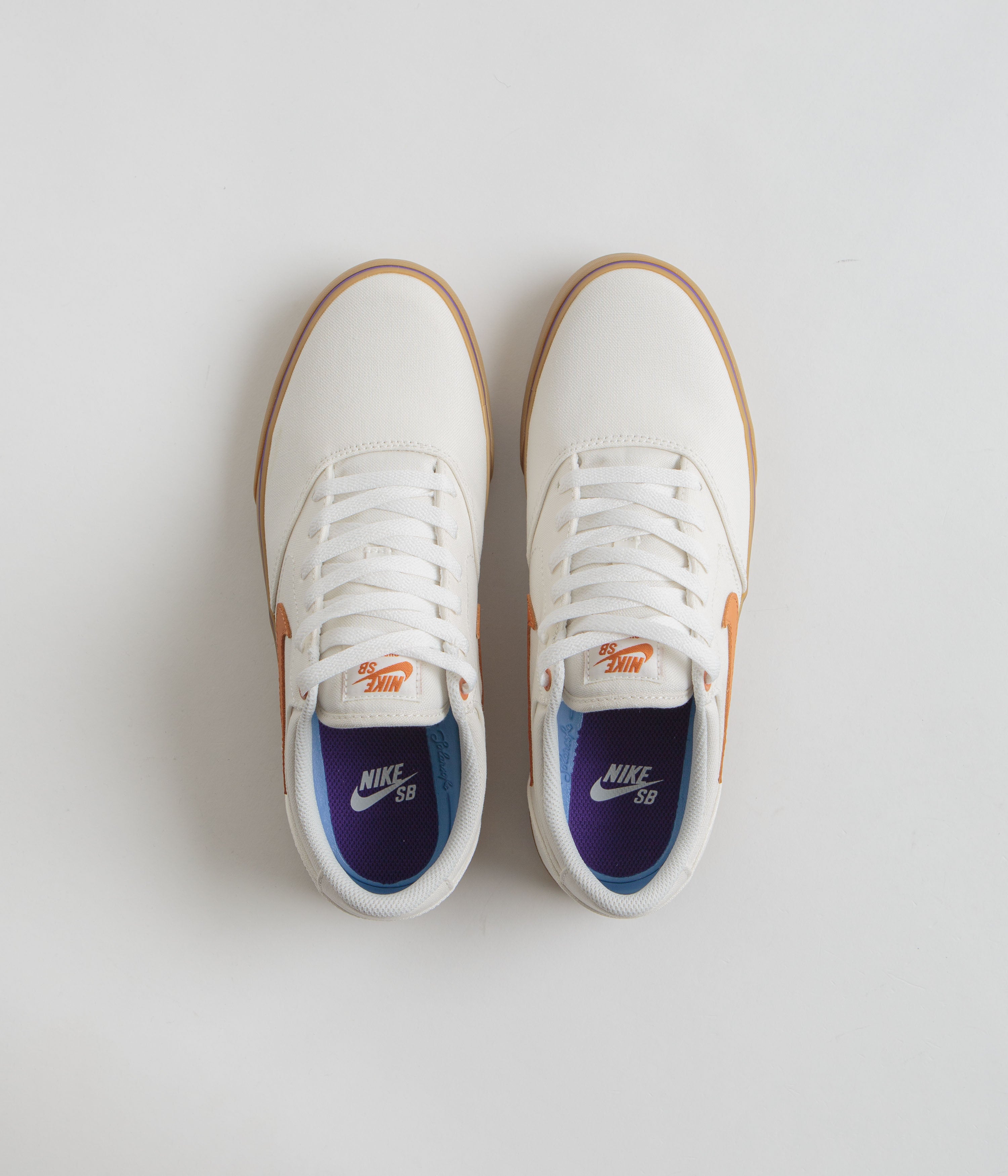 Nike SB Chron 2 Canvas Shoes - Summit White / Monarch - Summit White ...