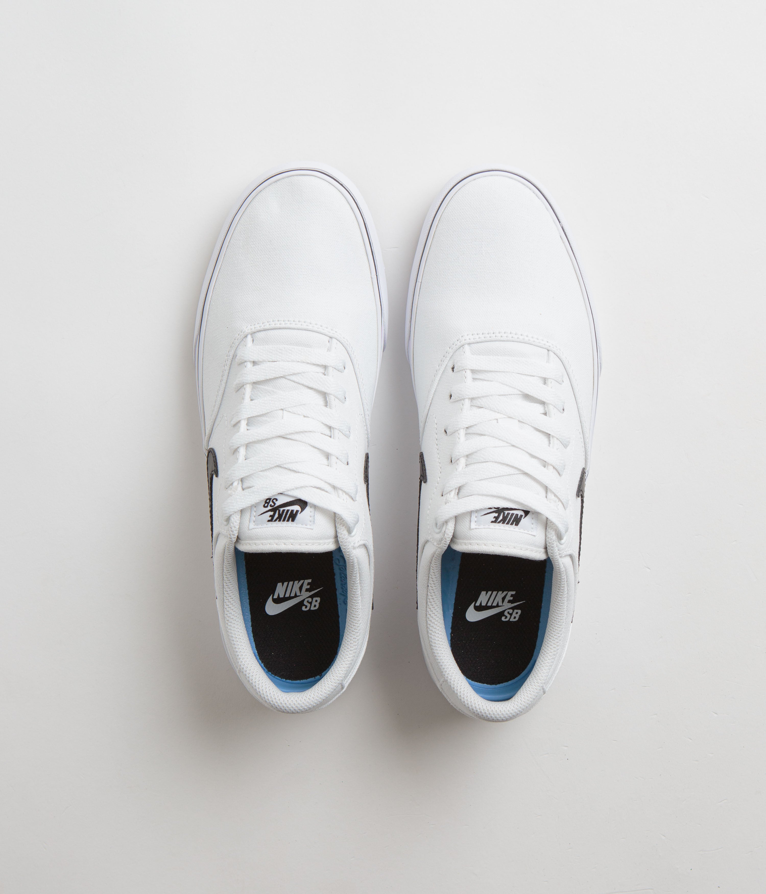 Nike SB Chron 2 Canvas Shoes - White / Black - White | Flatspot