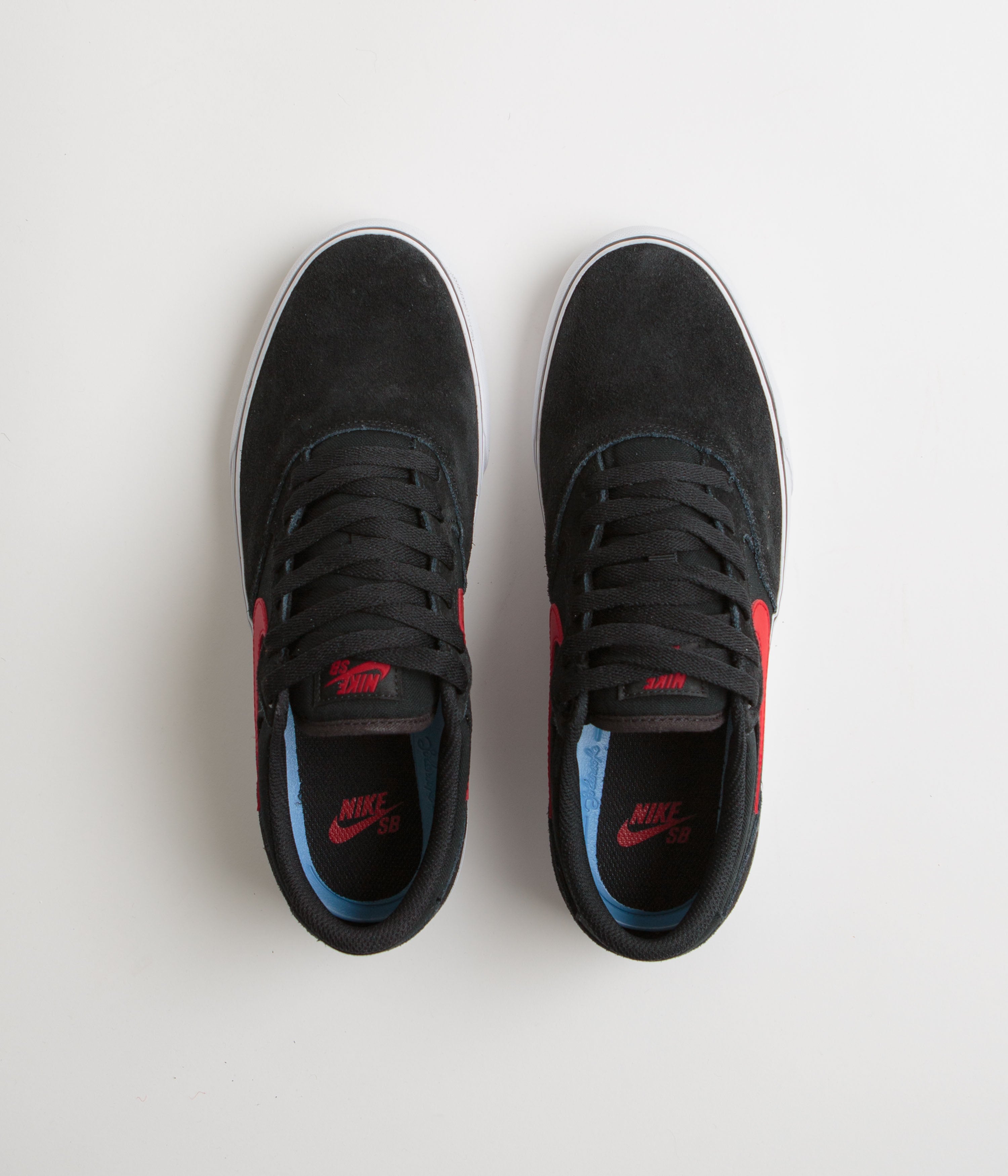 Nike SB Chron 2 Shoes - Black / University Red - Black - White | Flatspot