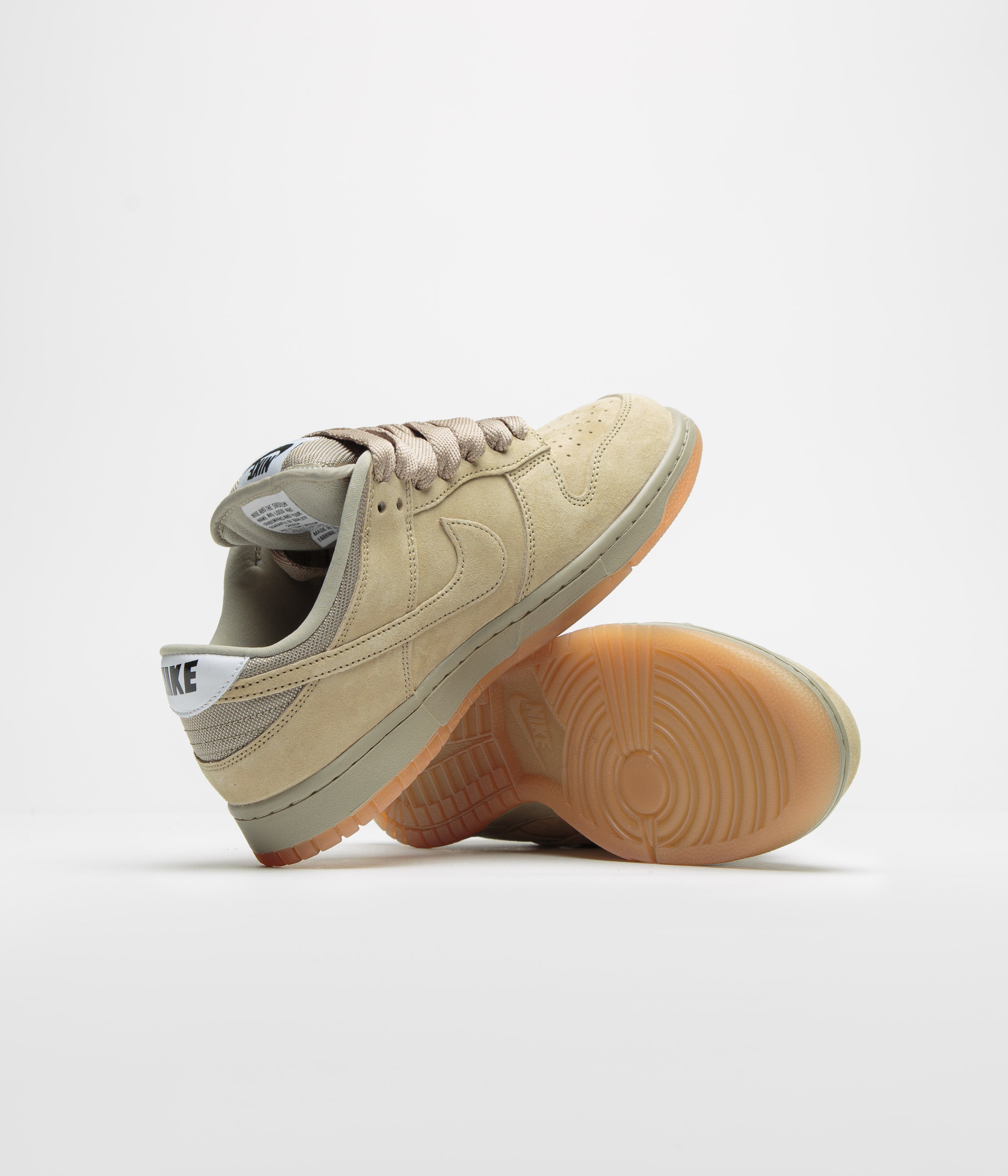 Nike SB Dunk Low Pro B Shoes - Parachute Beige / Parachute Beige | flatspot