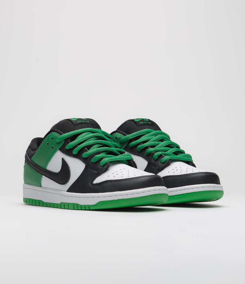 Nike SB Dunk Low Pro Shoes - Classic Green / Black - White - Classic G ...