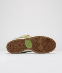 Nike SB Dunk Low Pro 'Escargot' Shoes - Sesame / Metallic Silver - Pea ...