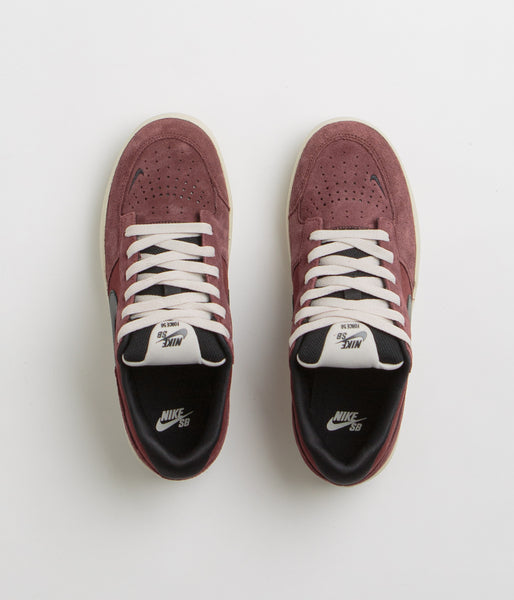 Nike SB Force 58 Shoes - Dark Team Red / Black - Black - Light Orewood ...