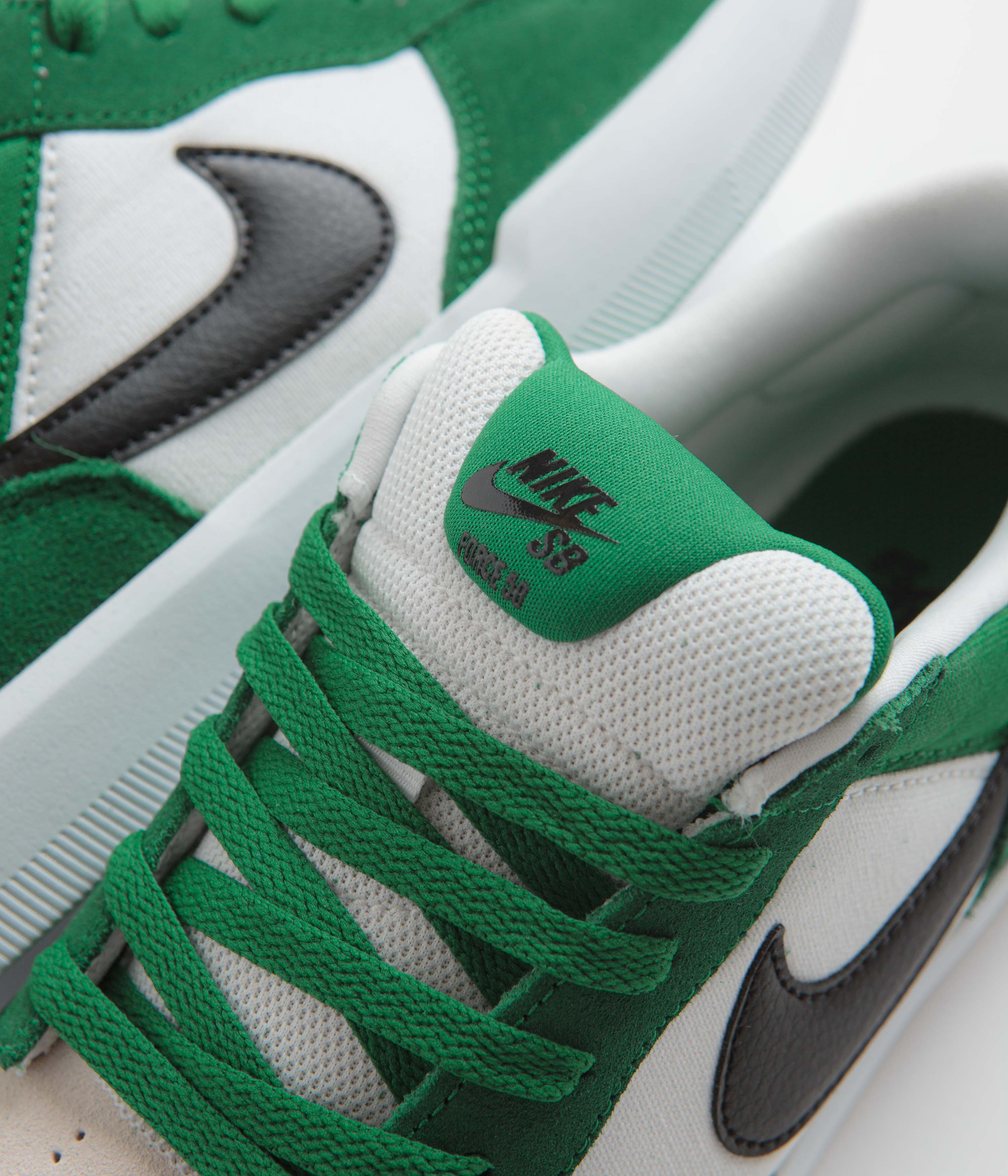 Nike SB Force 58 Shoes - Pine Green / Black - White - White | Flatspot