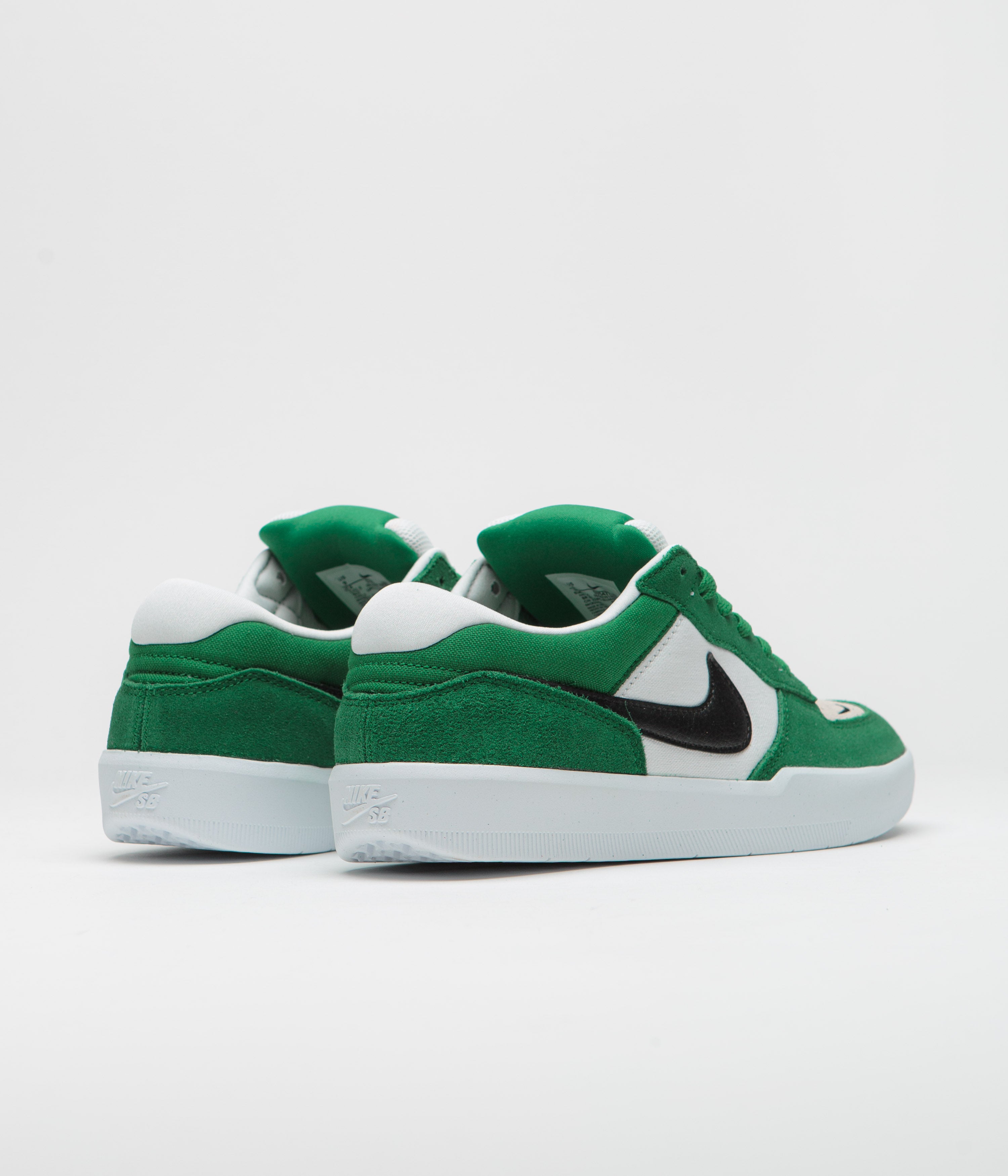 Nike SB Force 58 Shoes - Pine Green / Black - White - White | Flatspot