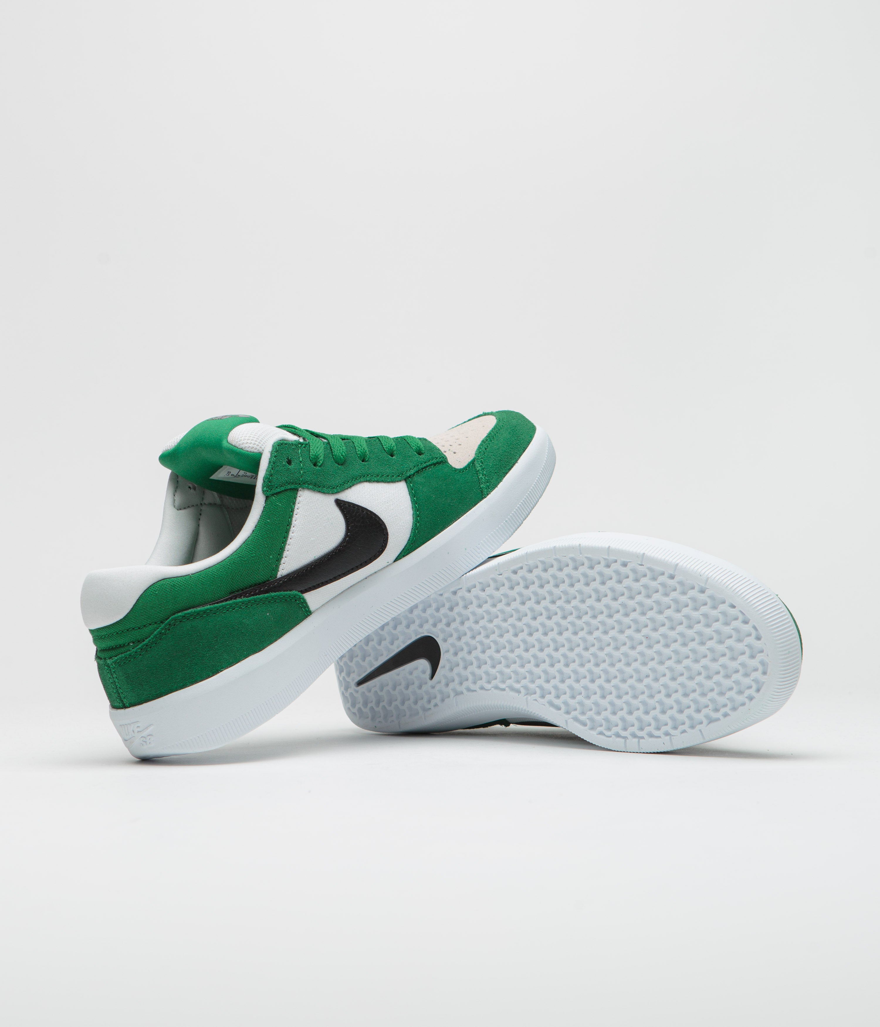 Nike SB Force 58 Shoes - Pine Green / Black - White - White | Flatspot