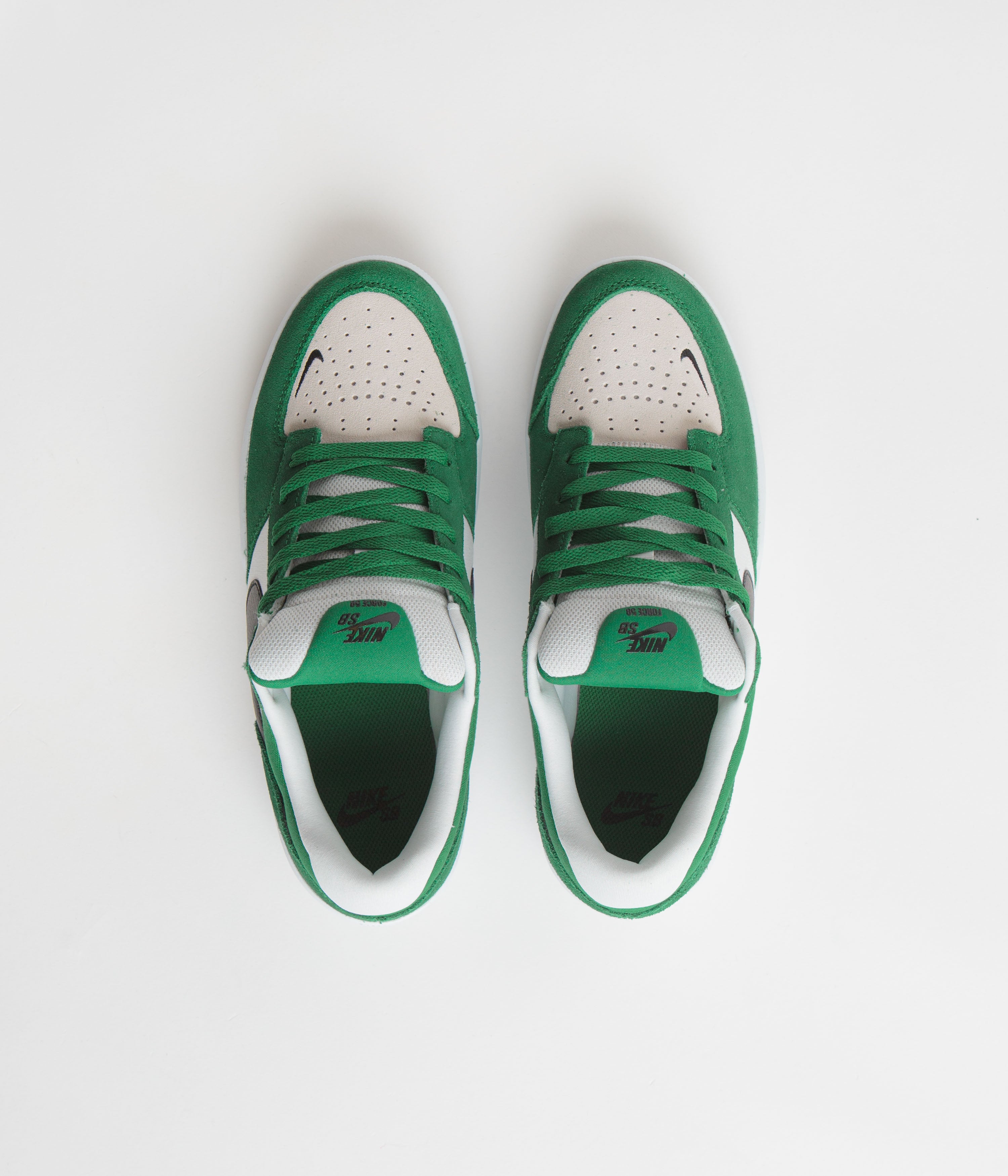 Nike SB Force 58 Shoes - Pine Green / Black - White - White | Flatspot