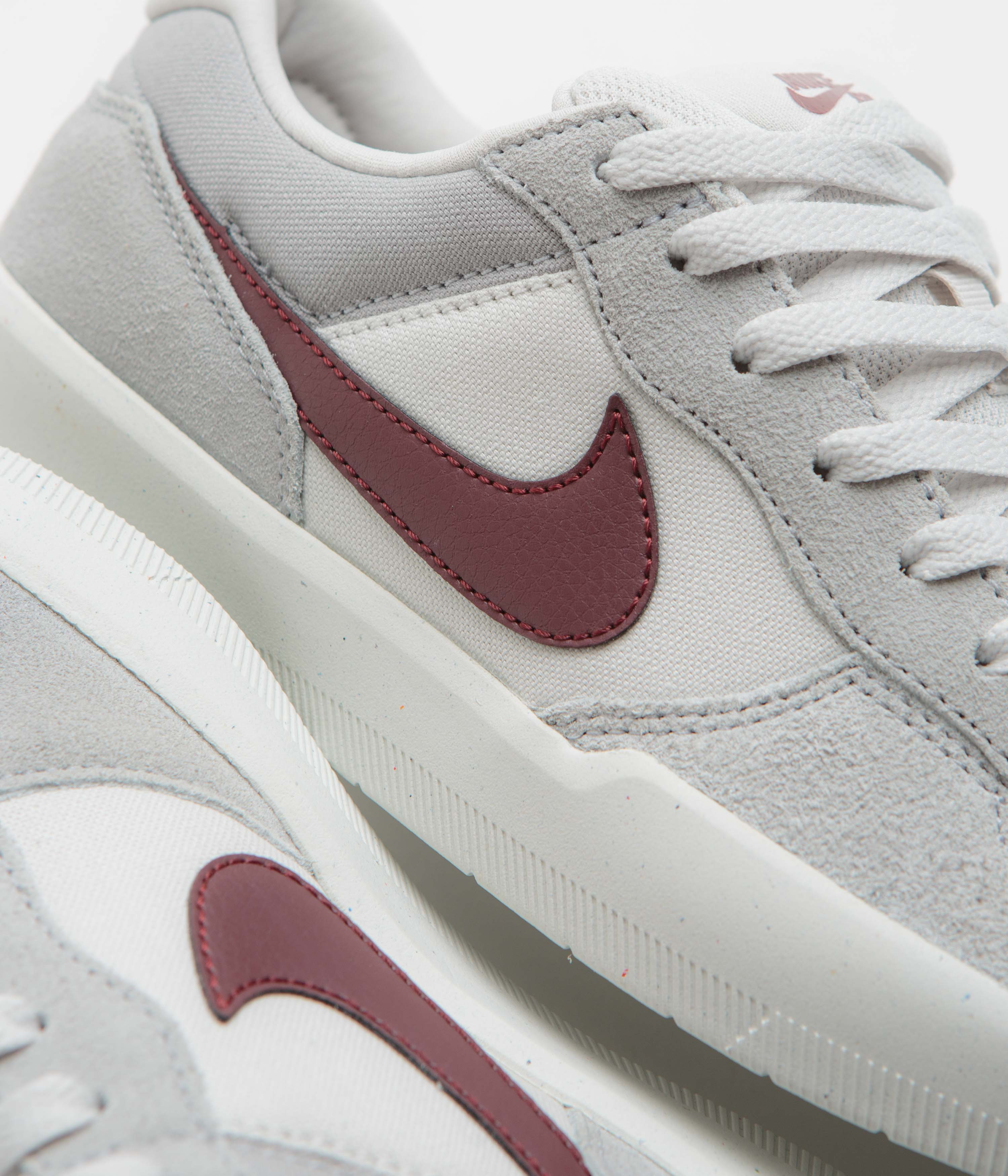 Nike SB Force 58 Shoes - Platinum Tint / Dark Team Red - Wolf Grey ...