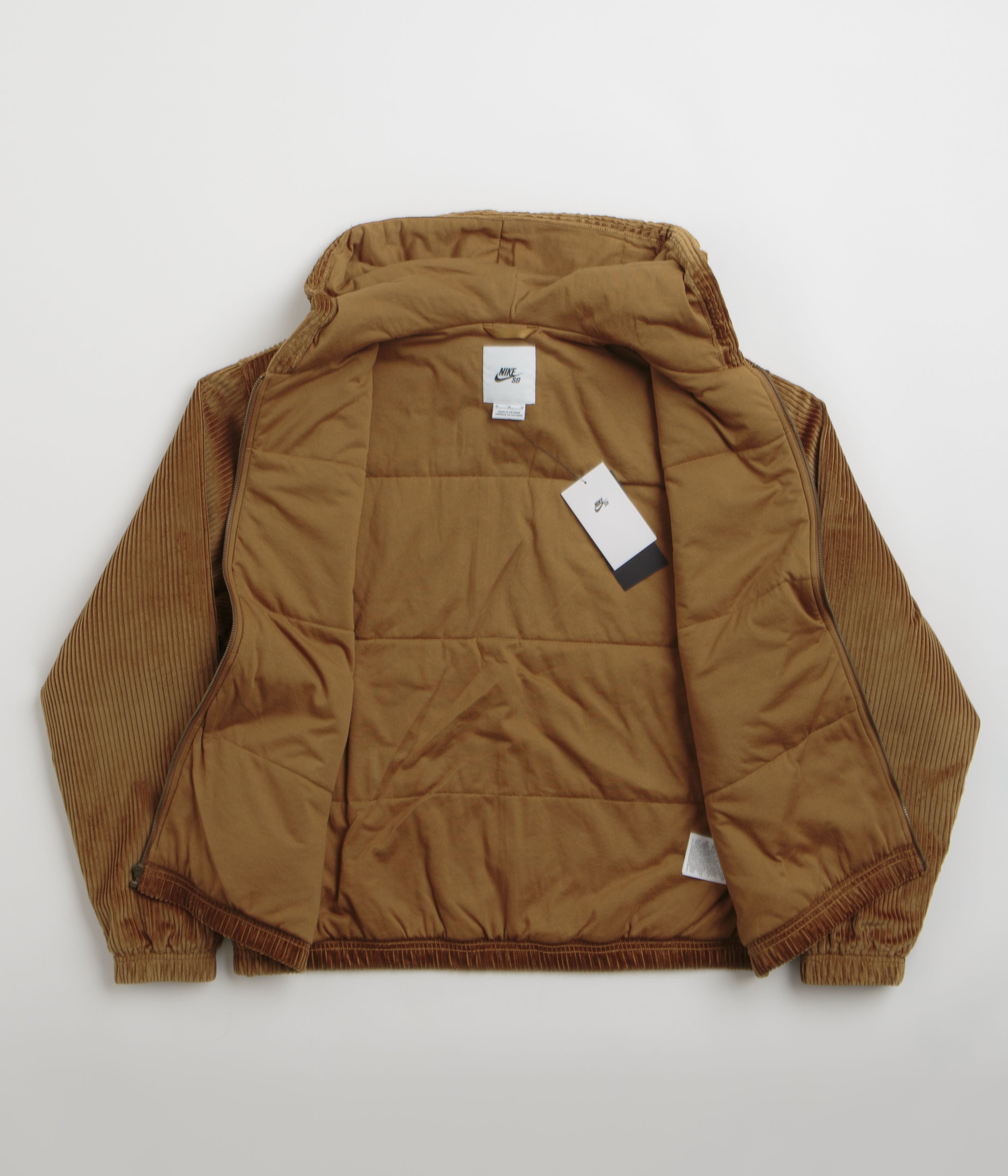 Nike SB Hooded Cord Jacket - Light British Tan / Armory Navy | flatspot