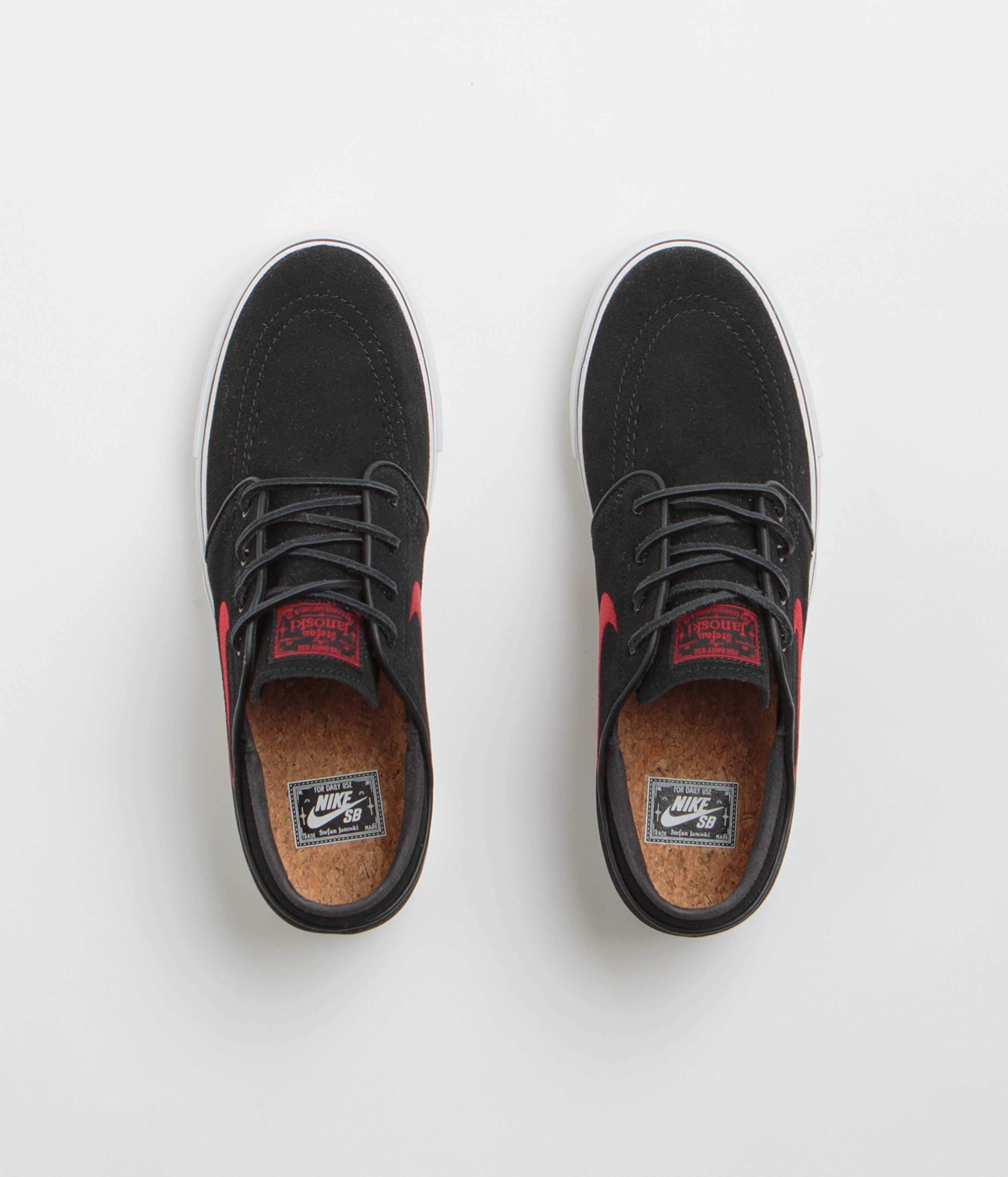 Nike SB Janoski OG+ Shoes - Black / University Red - Black - Summit Wh ...