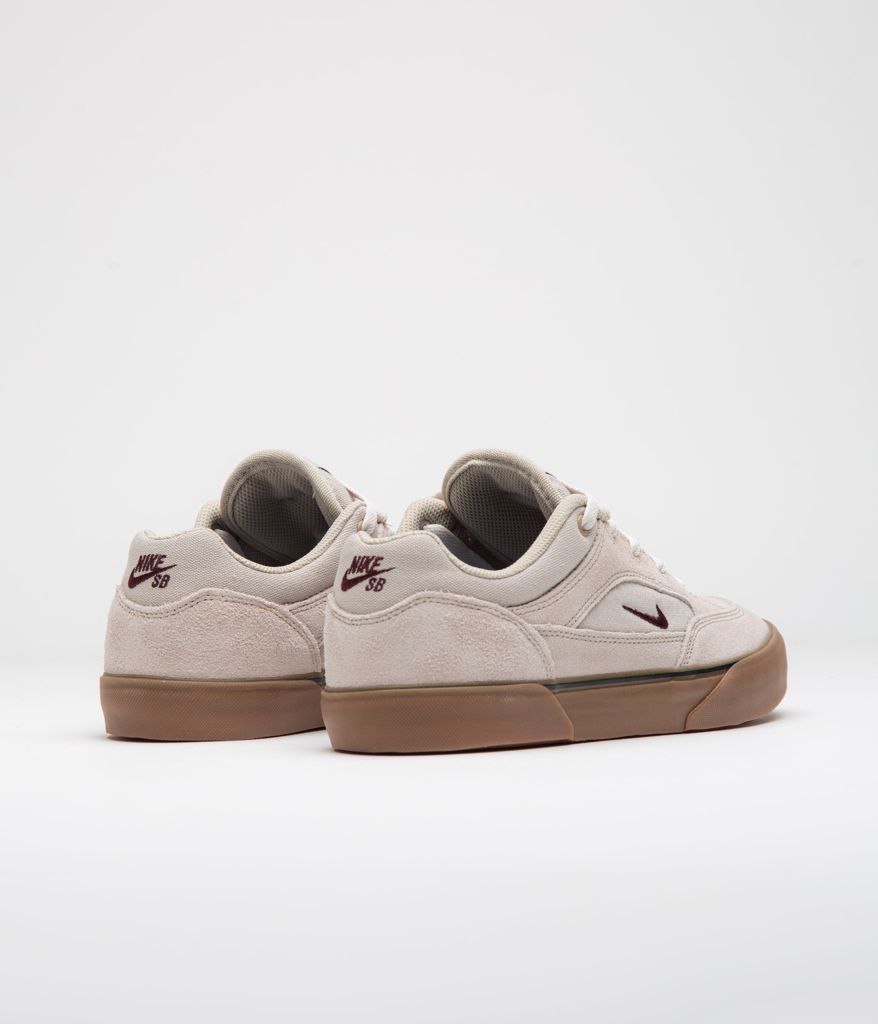 Nike SB Malor Shoes - Cream II / Burgundy Crush - Phantom | flatspot
