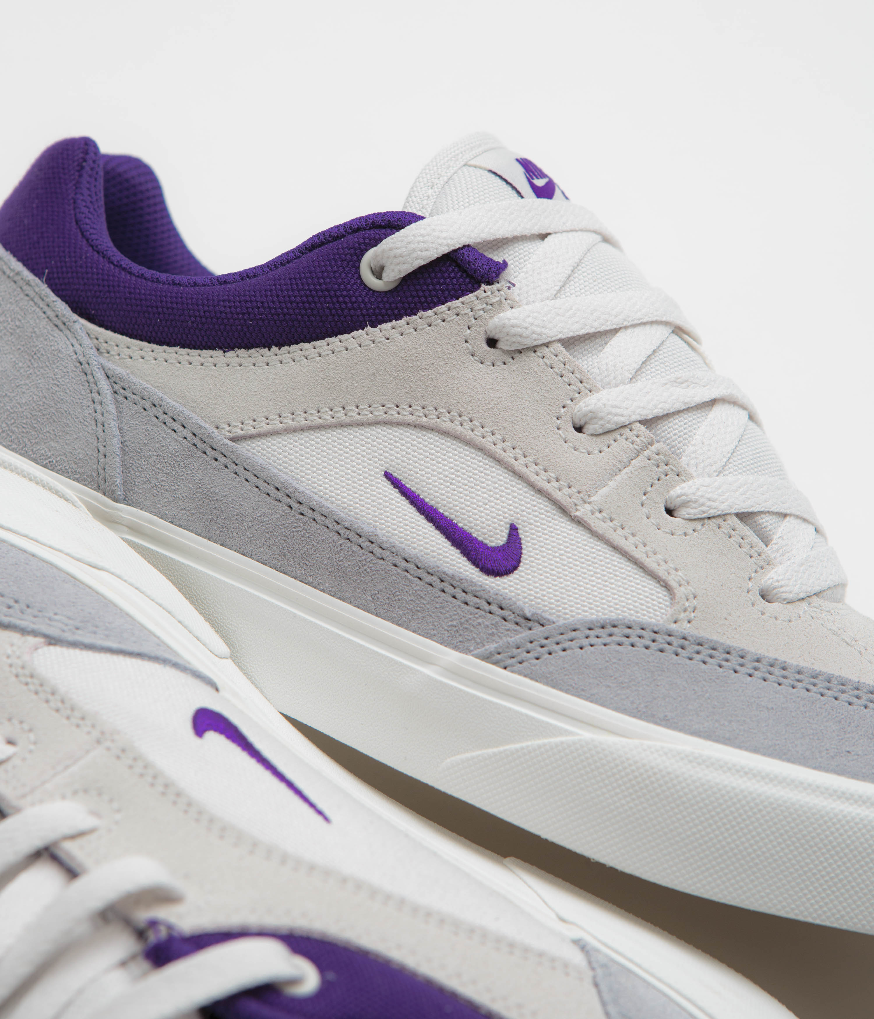 Nike SB Malor Shoes - Platinum Tint / Court Purple - Wolf Grey | Flatspot