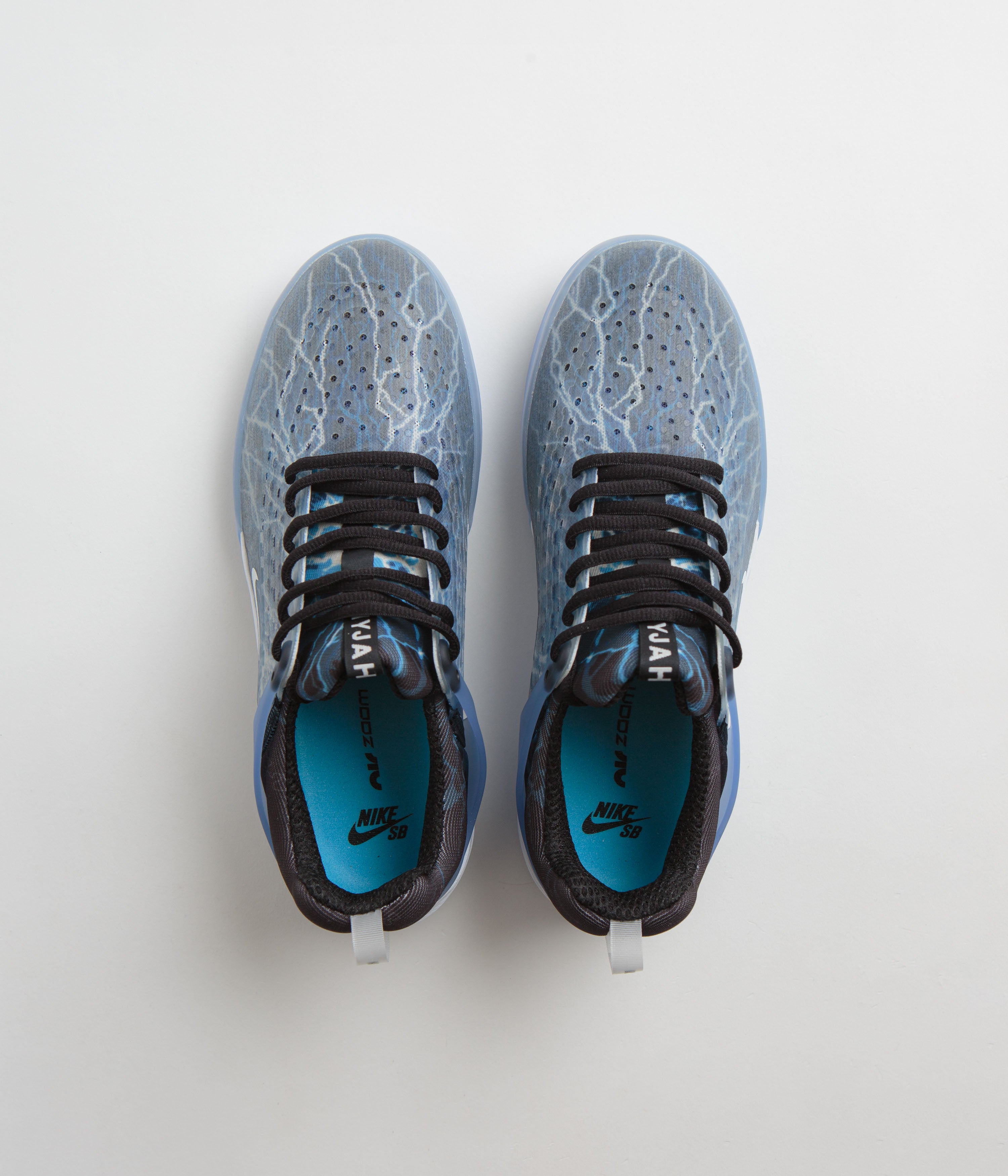 Nike SB Nyjah 3 Premium Shoes - Black / White - Deep Royal - White ...