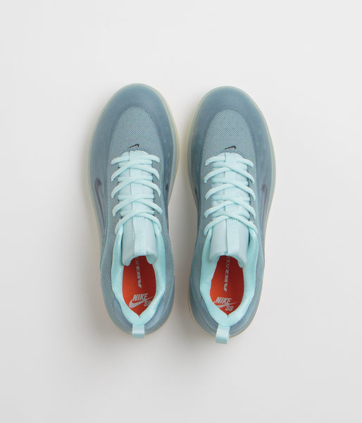 Nike SB Nyjah 4 Shoes - Glacier Blue / Black - Smokey Blue - Sail ...
