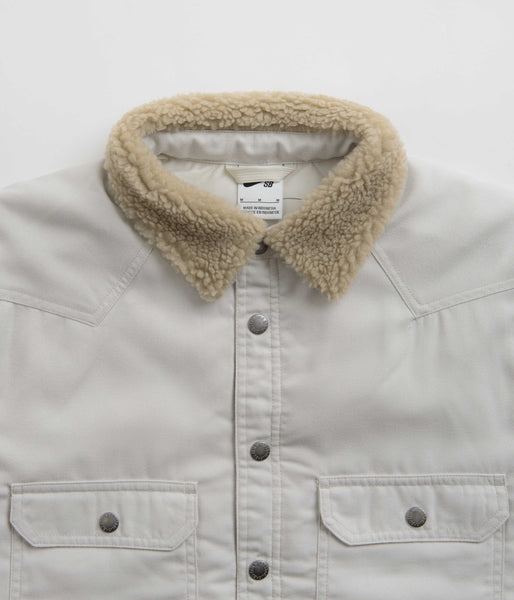 Nike SB Padded Flannel Jacket - Light Bone / Khaki | Flatspot