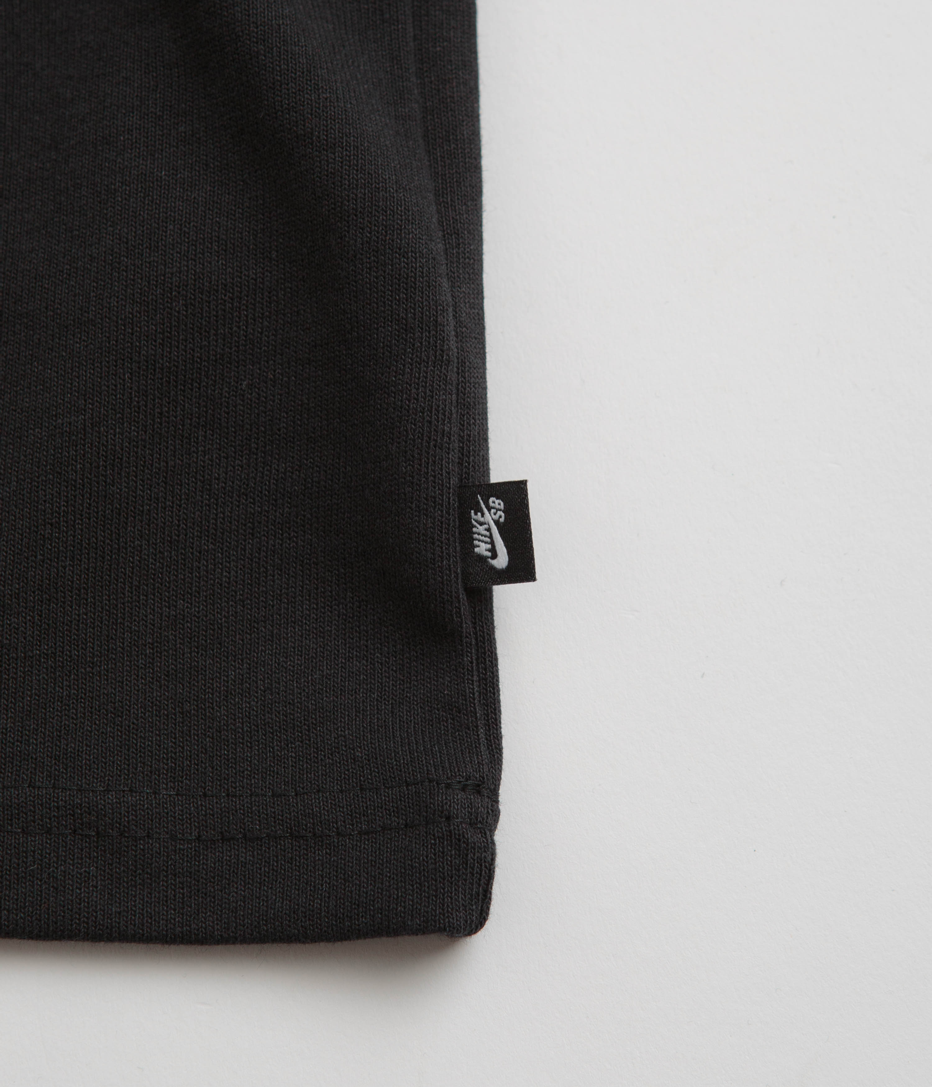 Nike SB Patch Logo T-Shirt - Black | Flatspot