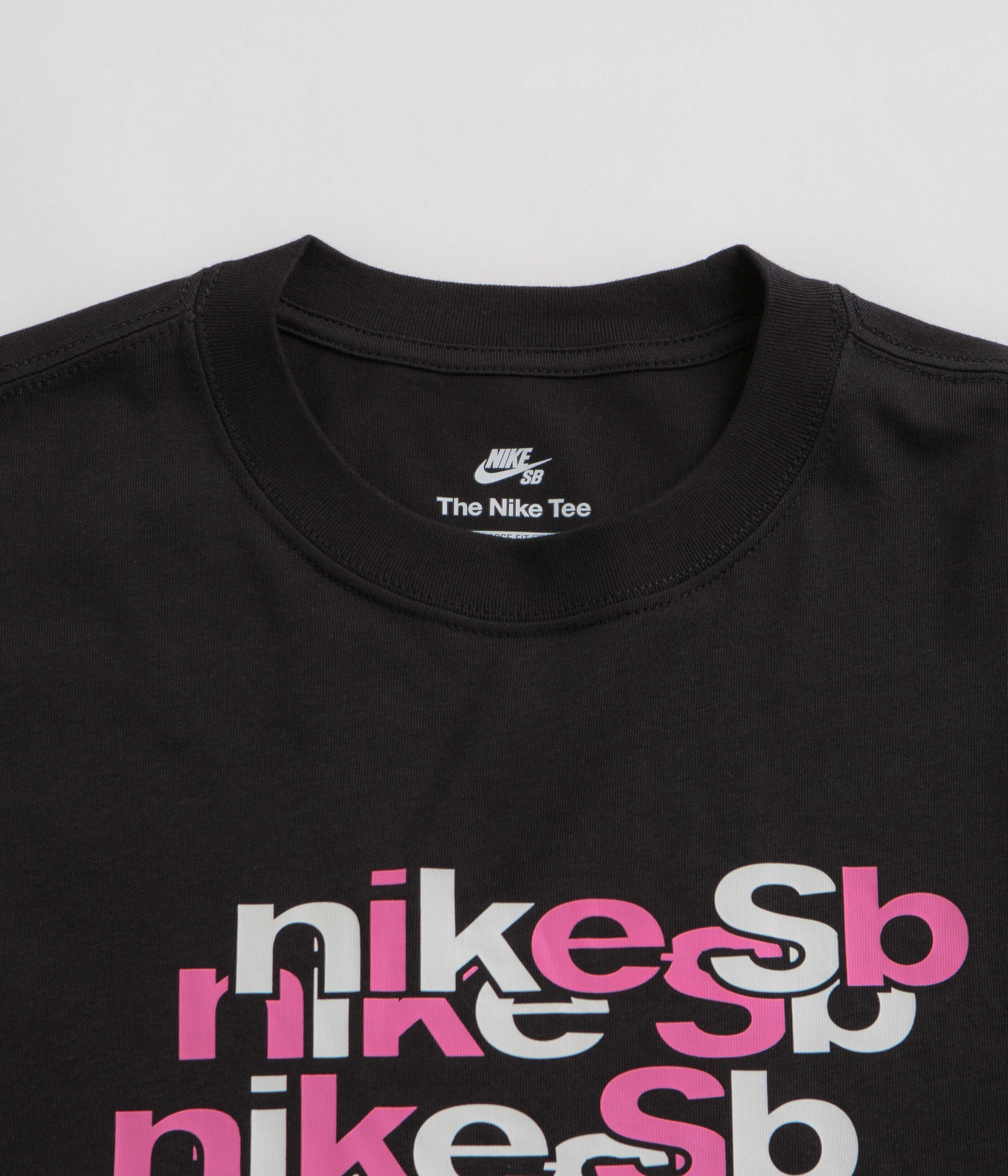 Nike SB Repeat Logo T-Shirt - Black | Flatspot